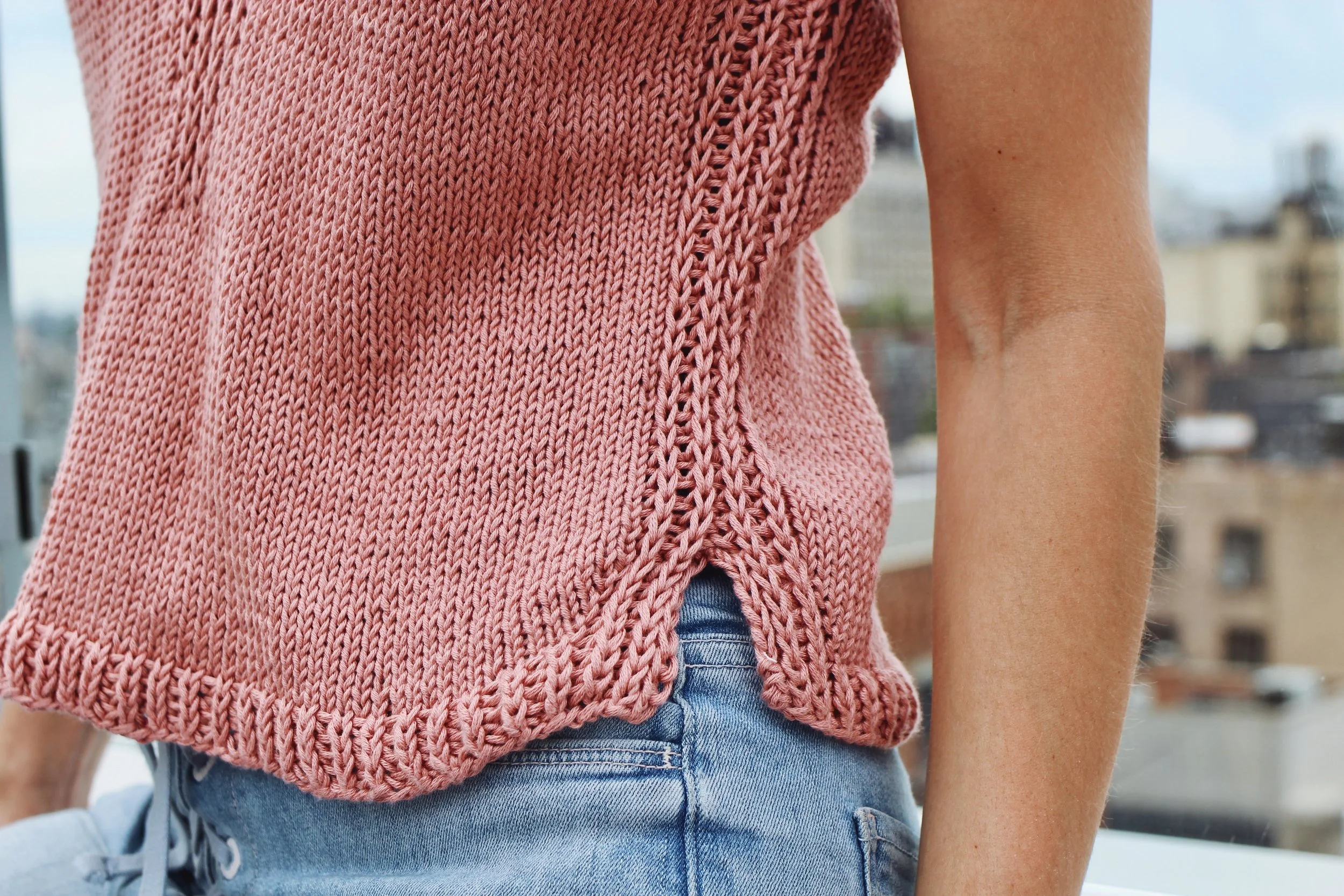 Streamline Tank FREE Knitting Pattern — Two of Wands