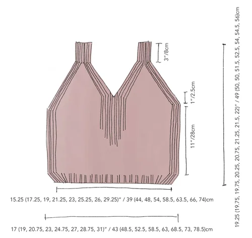 Streamline Tank FREE Knitting Pattern — Two of Wands
