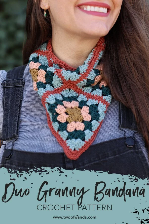 Duo Granny Bandana FREE Crochet Pattern — Two of Wands