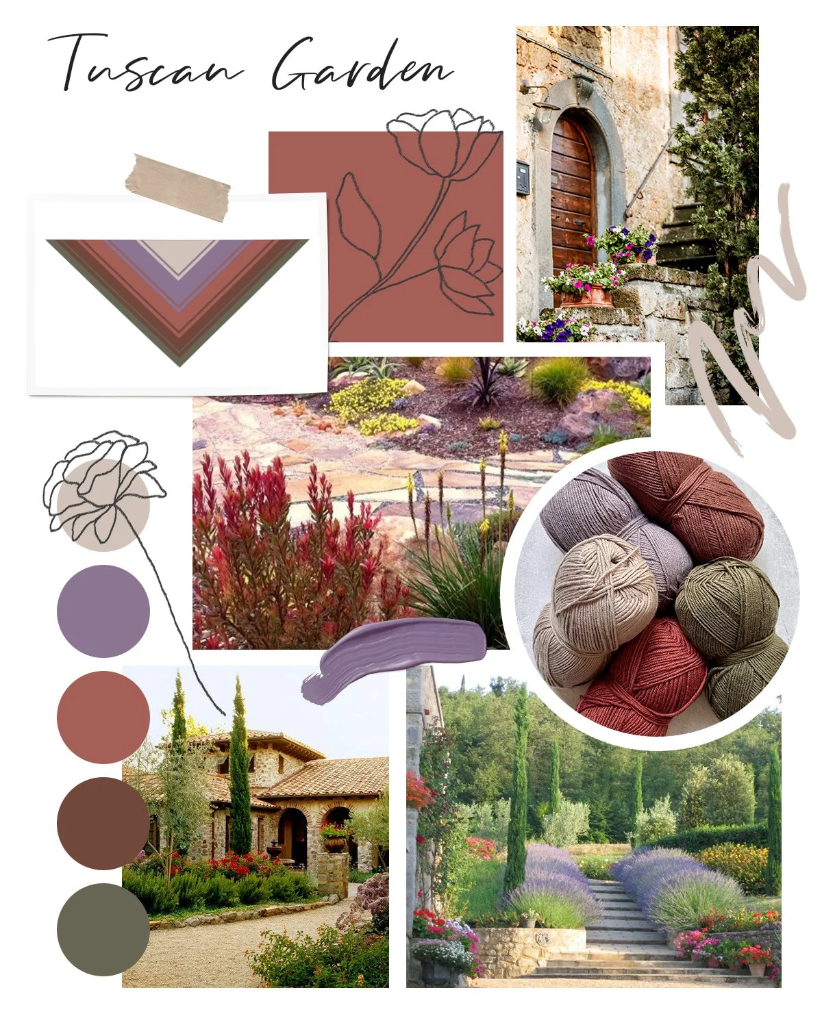 Landscape and Vista Wraps Mood Boards + Color Combo Inspo — Two of Wands