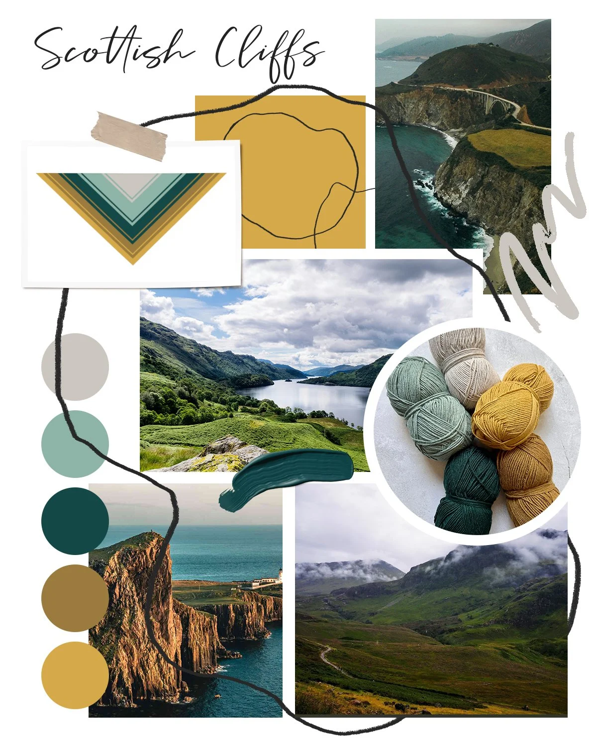 Landscape and Vista Wraps Mood Boards + Color Combo Inspo — Two of Wands