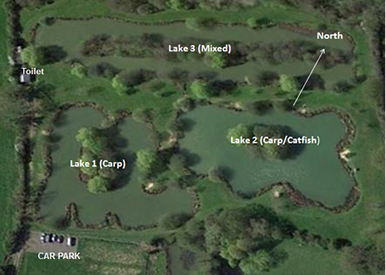 Lake Map — Manor Fisheries