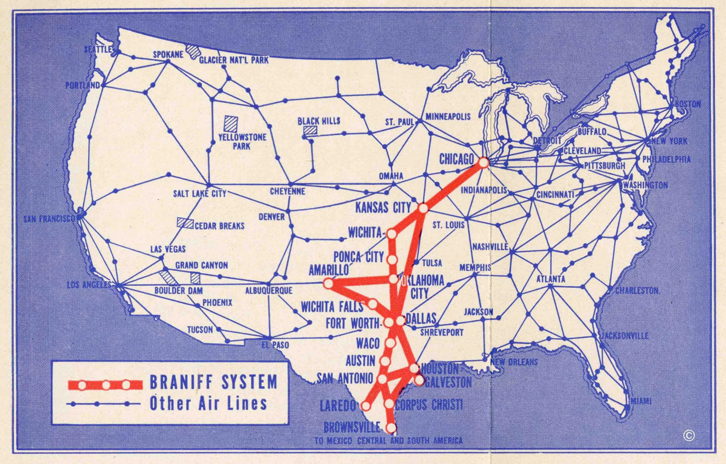 Aerovias Braniff Timeline | Aviation History