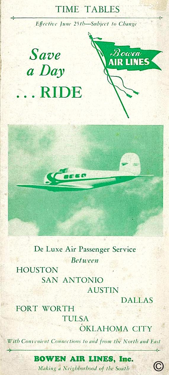 Bowen Airlines Inc Timeline | Navigating the Evolution of Aviation ...