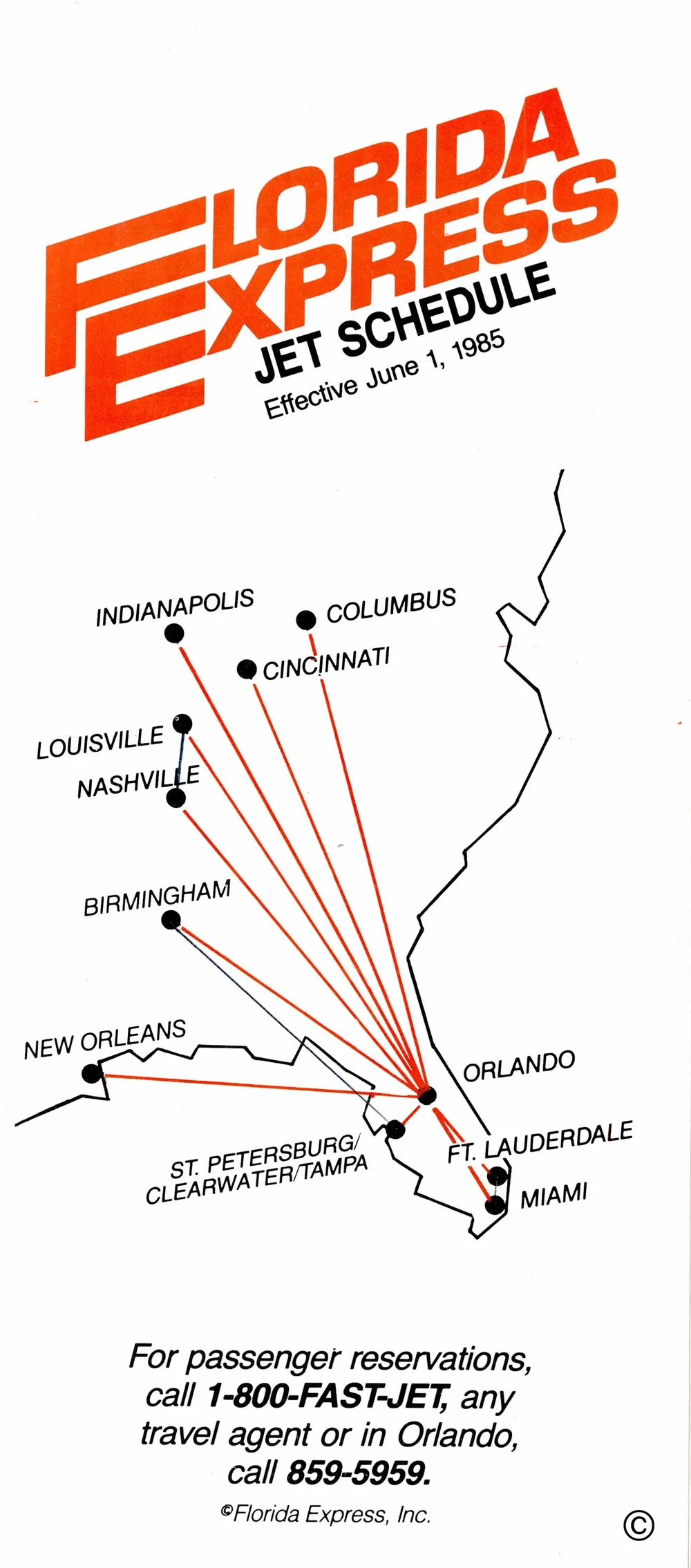 Florida Express Airlines, Inc. History Timeline | Navigating the ...