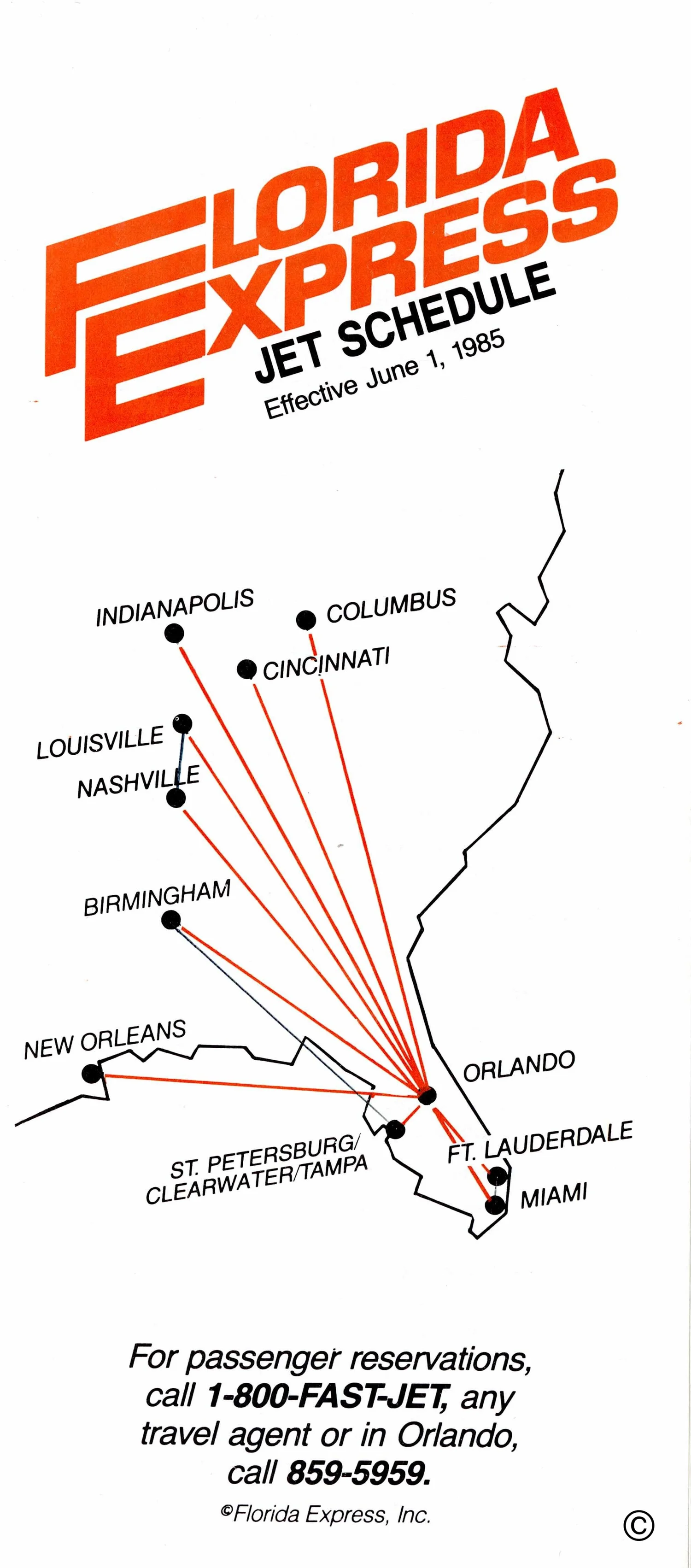 Florida Express Airlines, Inc. History Timeline | Navigating the ...
