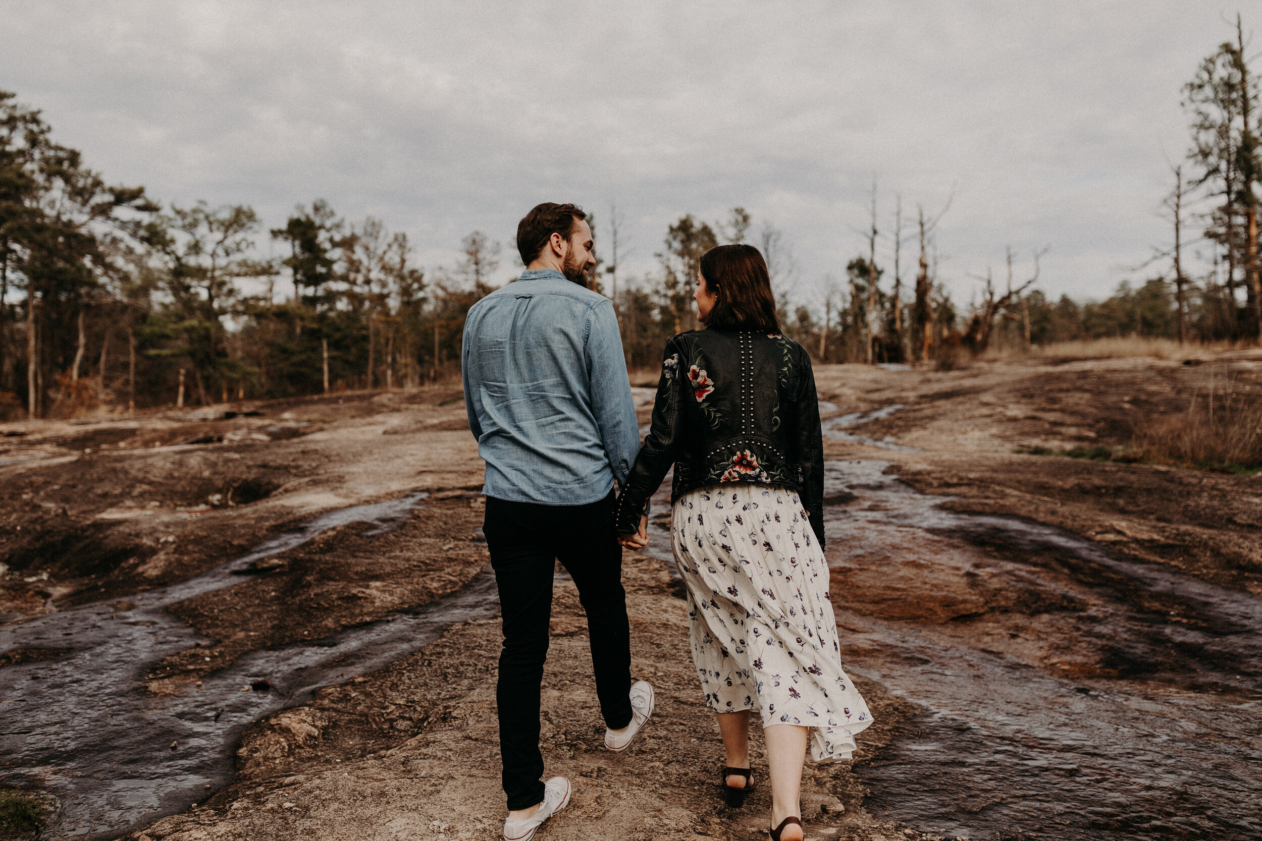 Artistic Moody Golden Hour Arabia Mountain Engagement Shoot, Criminal ...