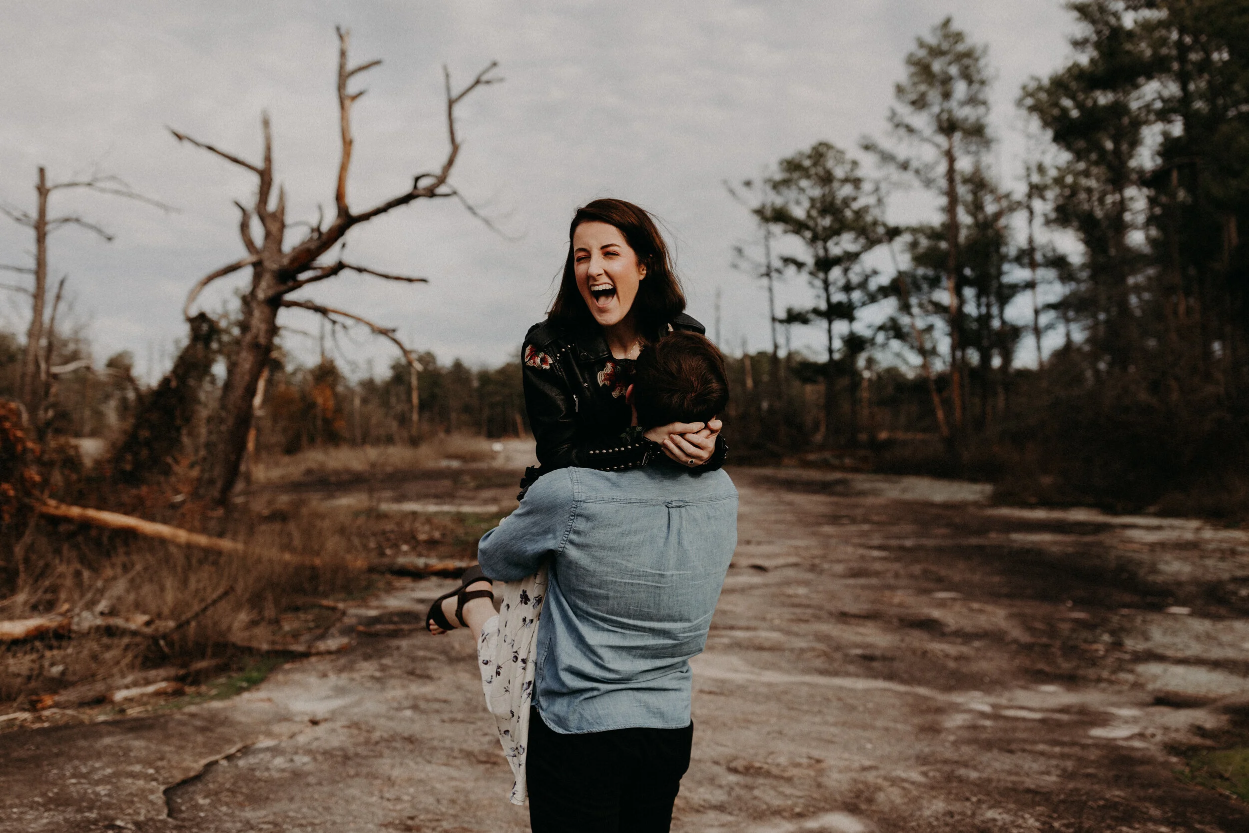 Artistic Moody Golden Hour Arabia Mountain Engagement Shoot, Criminal ...