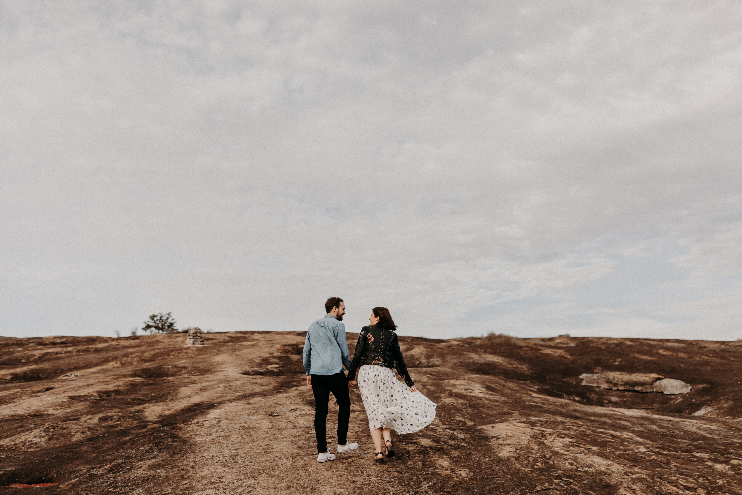 Artistic Moody Golden Hour Arabia Mountain Engagement Shoot, Criminal ...