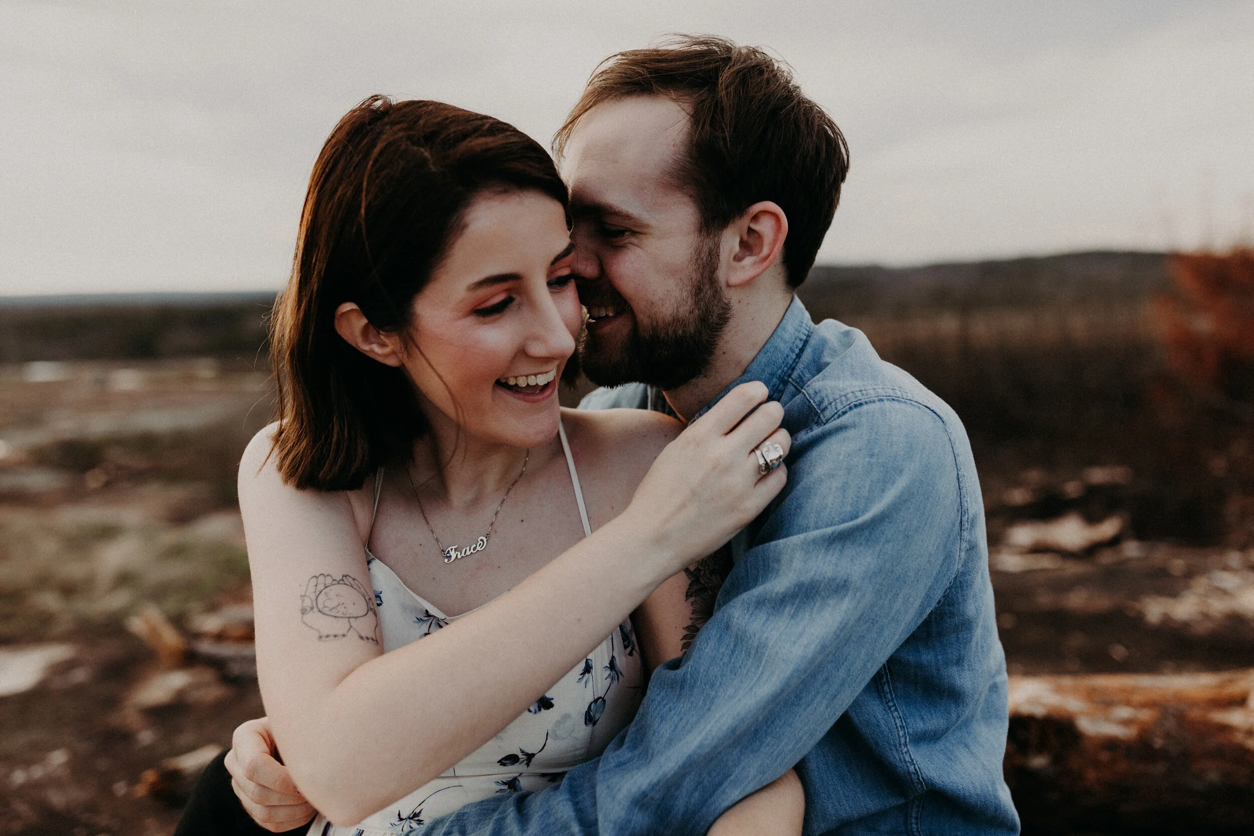 Artistic Moody Golden Hour Arabia Mountain Engagement Shoot, Criminal ...