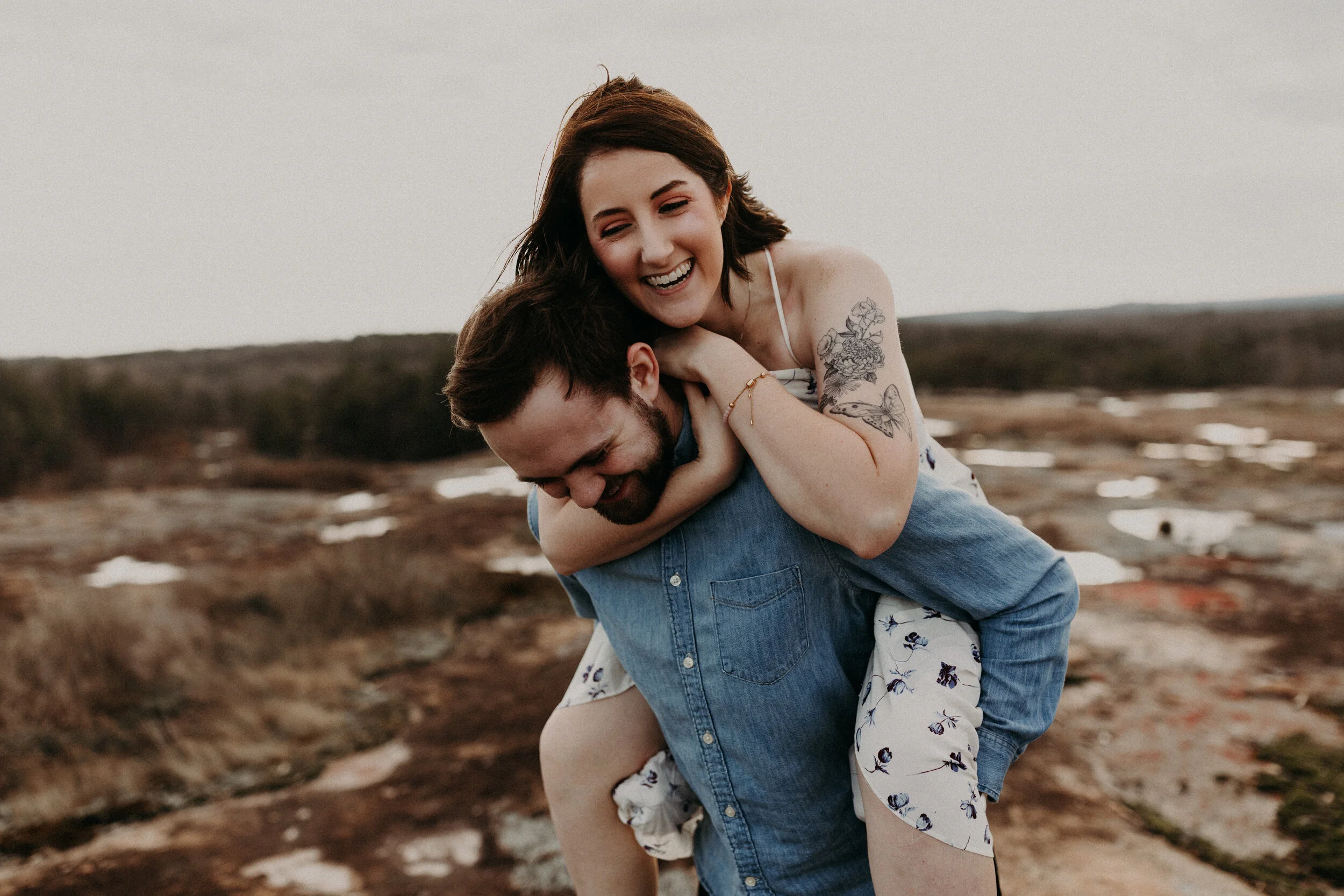Artistic Moody Golden Hour Arabia Mountain Engagement Shoot, Criminal ...