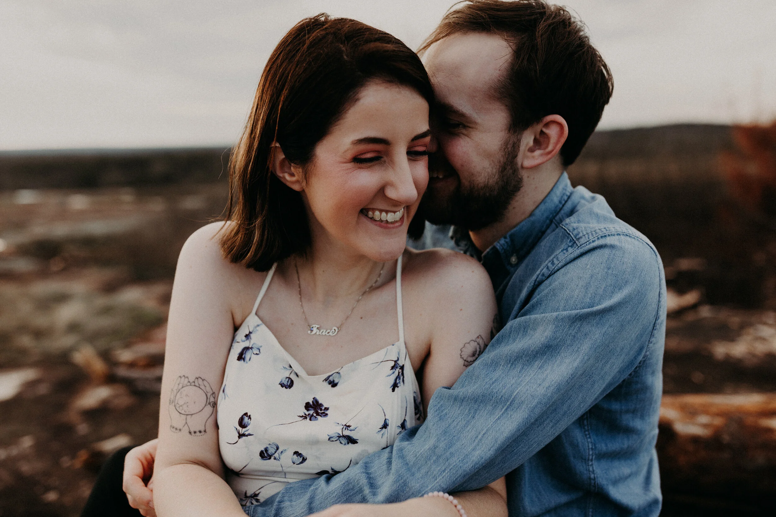 Artistic Moody Golden Hour Arabia Mountain Engagement Shoot, Criminal ...