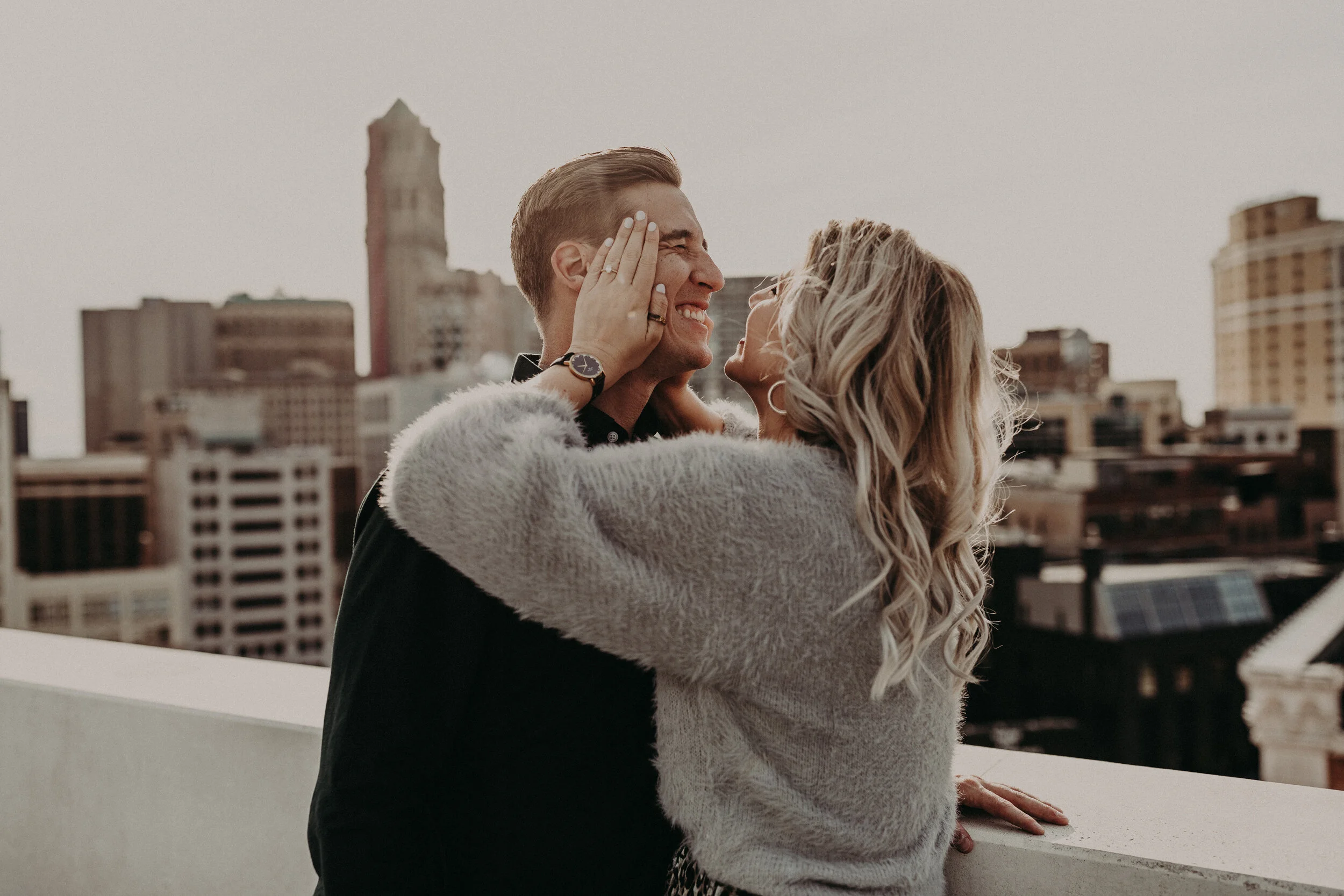 Detroit Artistic Golden Hour Eastern Market Engagement Session — Dan ...