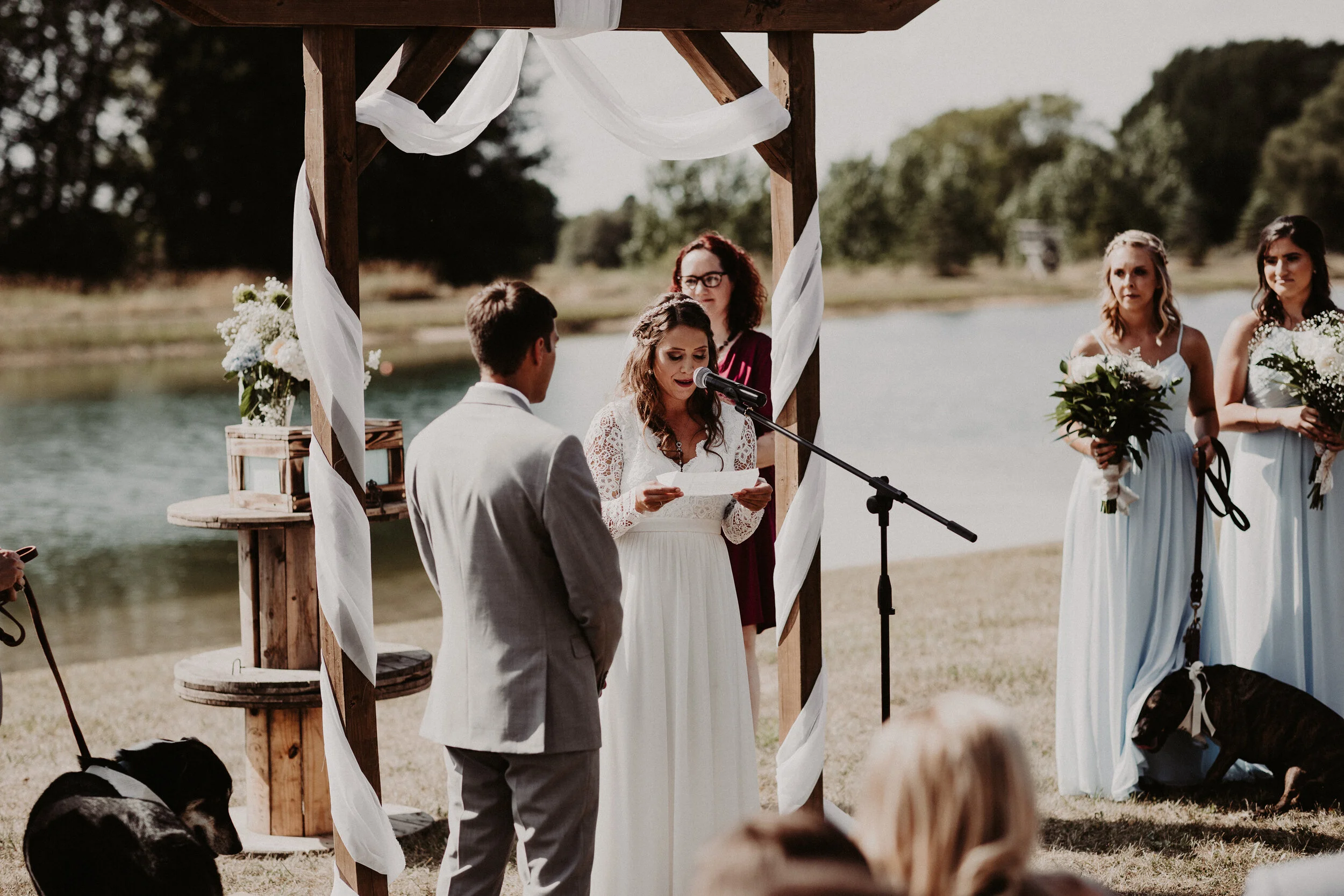 Artistic Dreamy Backyard Wedding in Michigan — Dan Cox Photography