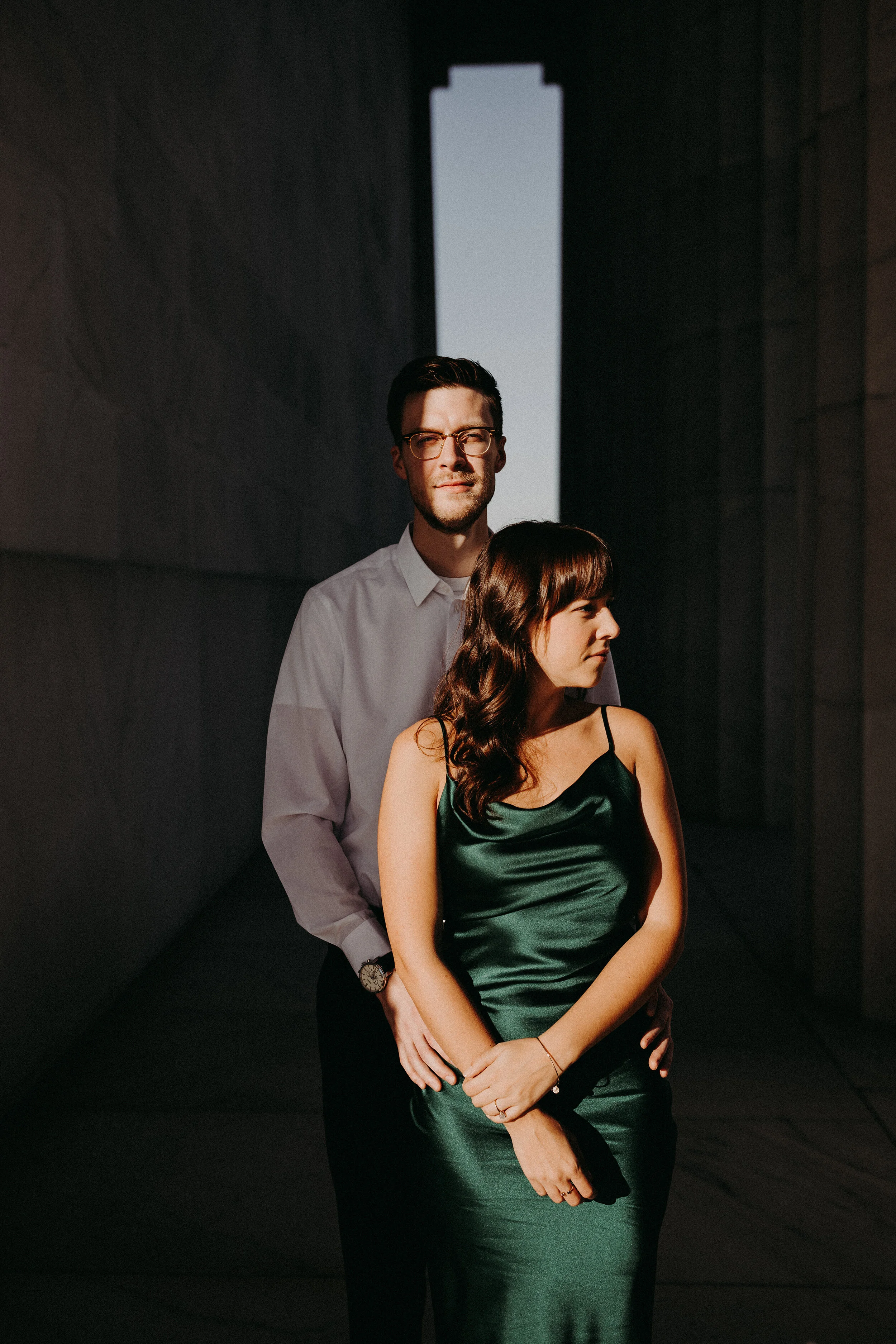 Artistic Moody Washington D.C. Engagement Session - Blagden, Rock Creek ...