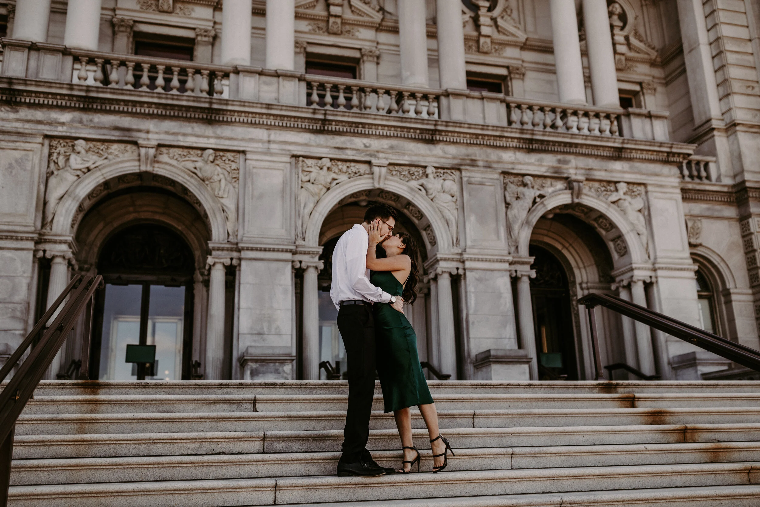 Artistic Moody Washington D.C. Engagement Session - Blagden, Rock Creek ...
