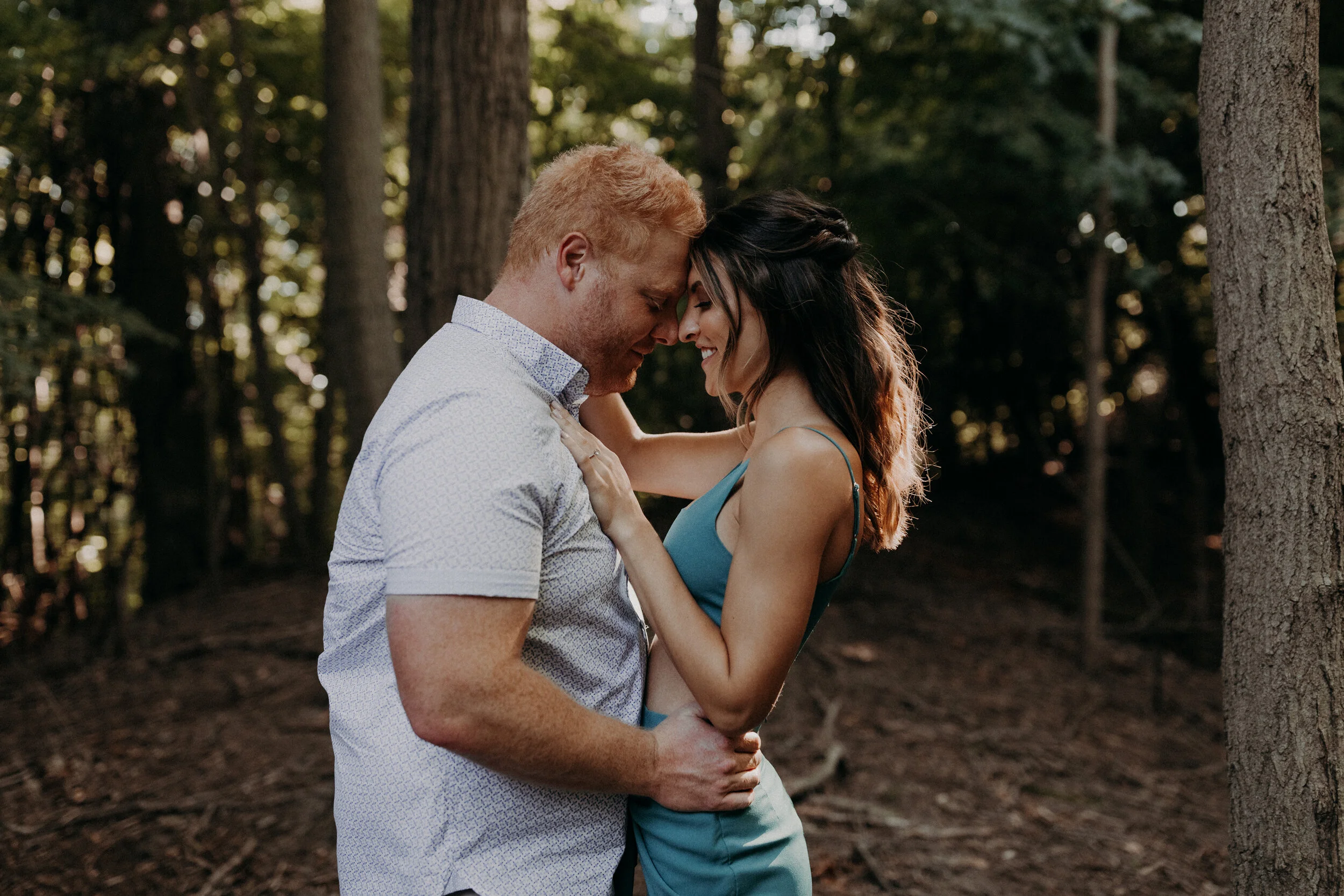 Western Michigan Golden Hour Dunes Engagement — Dan Cox Photography