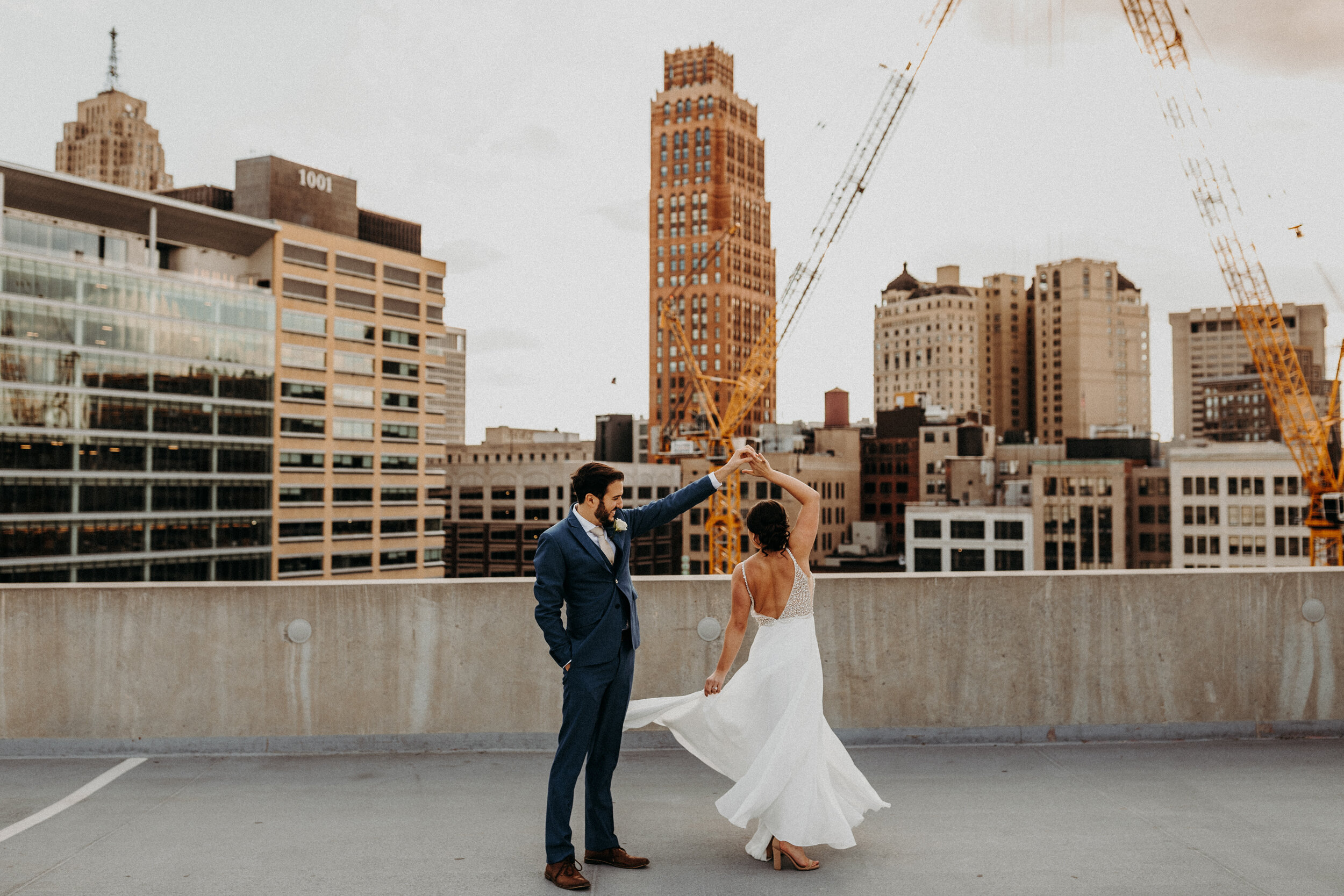 Detroit Micro-Wedding at Cafe Cortina and Siren Hotel — Dan Cox Photography