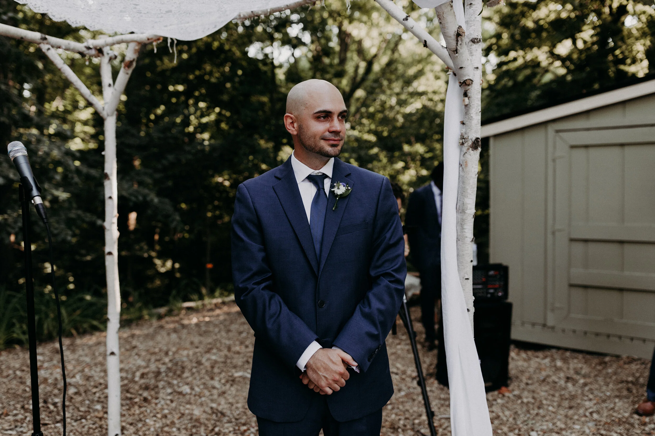 Artistic Backyard Ann Arbor Micro-Wedding — Dan Cox Photography