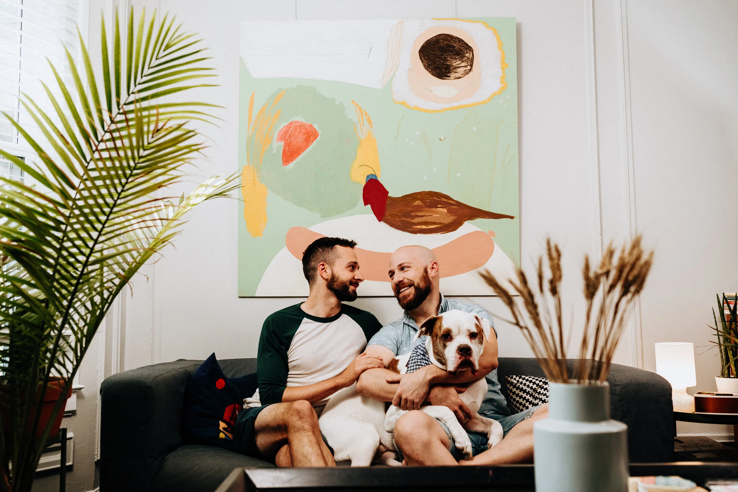 John & Andrew's Artistic Moody Detroit In-Home Session — Dan Cox ...