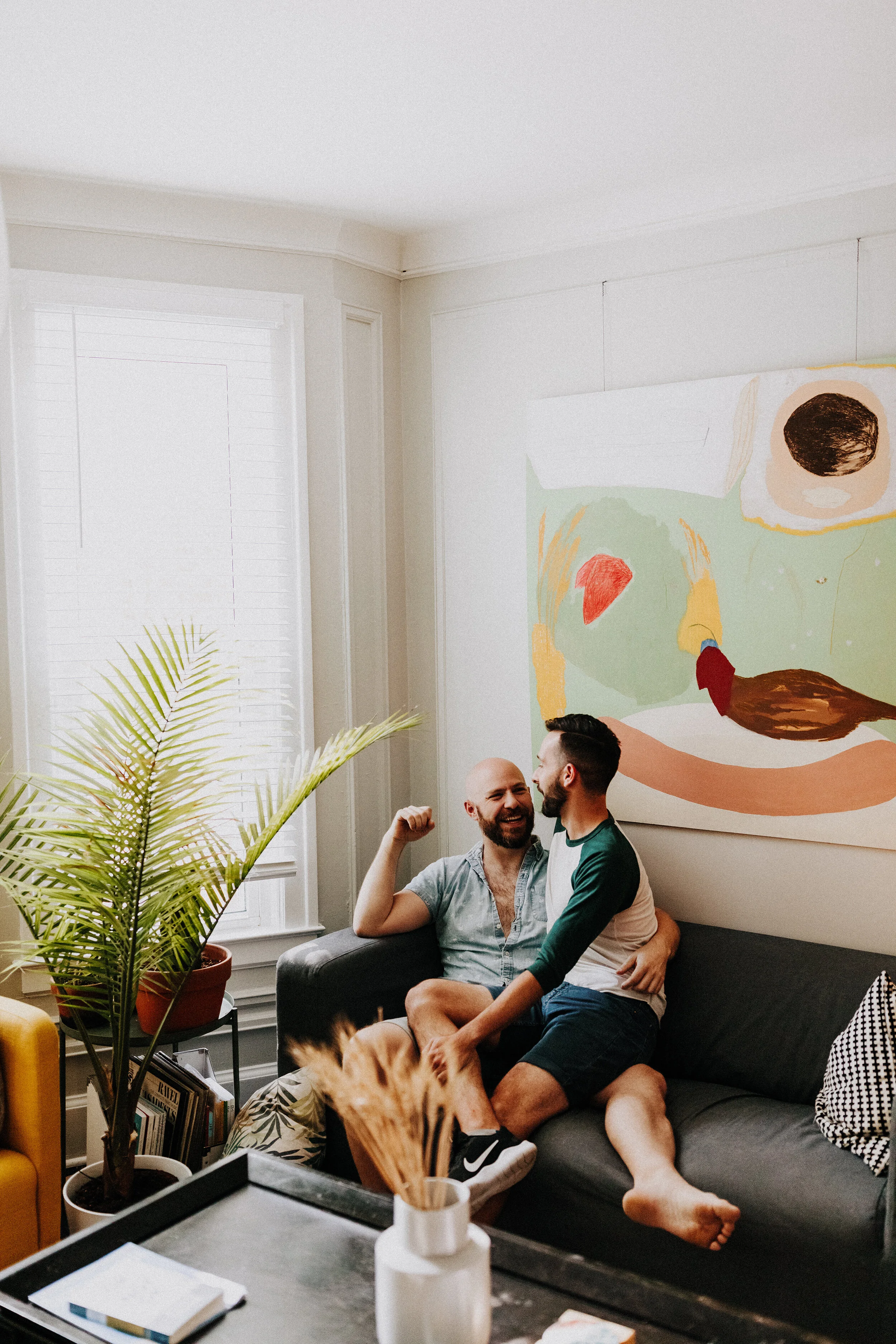 John & Andrew's Artistic Moody Detroit In-Home Session — Dan Cox ...