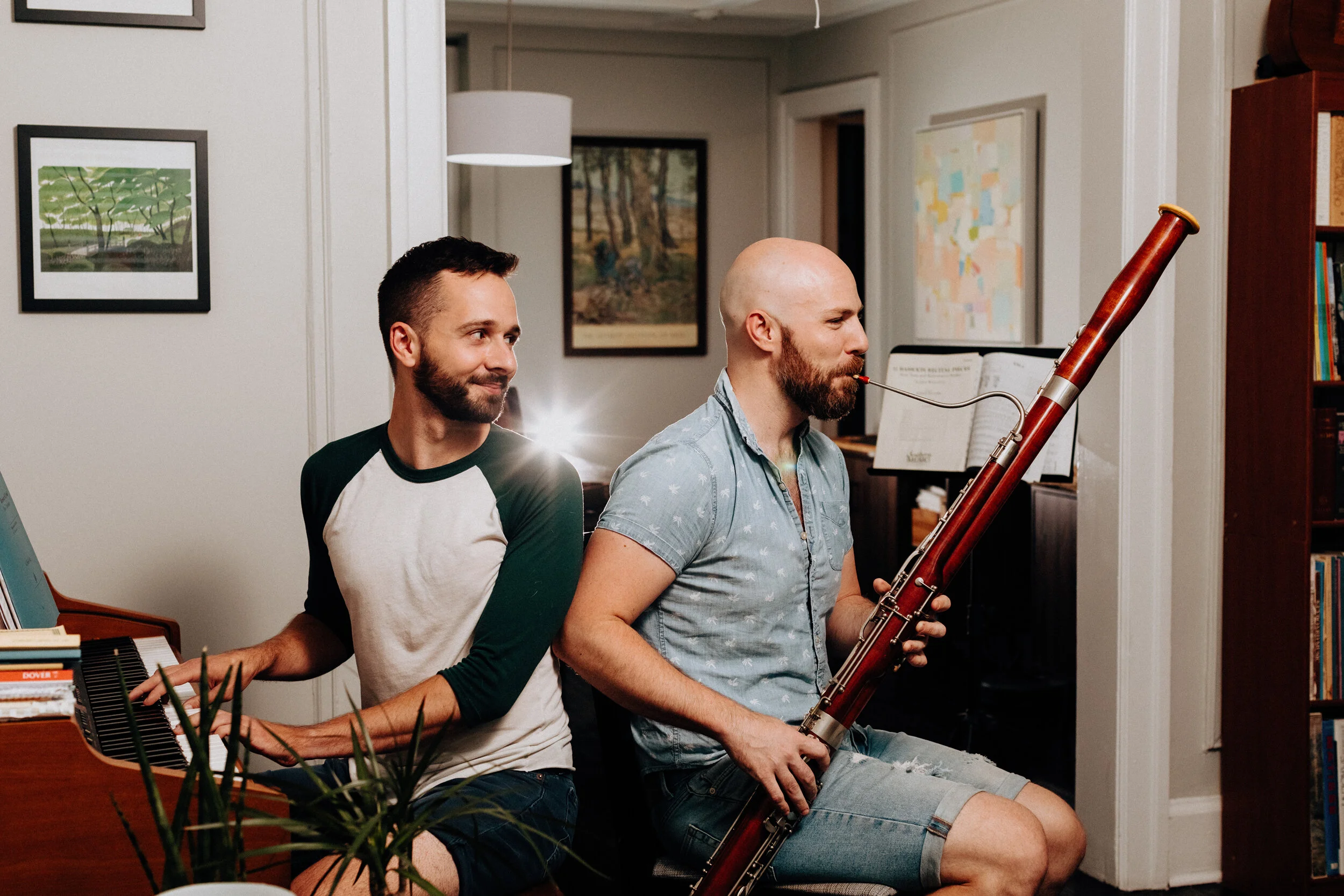 John & Andrew's Artistic Moody Detroit In-Home Session — Dan Cox ...