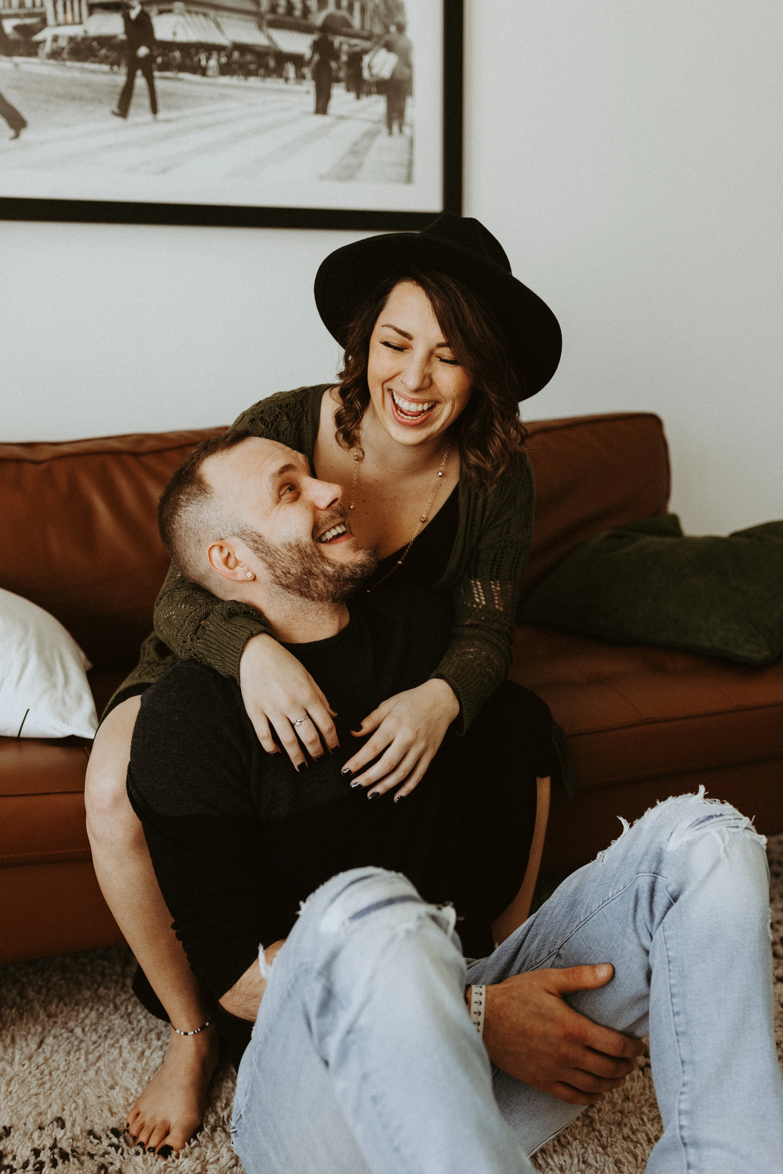 Moody Artistic Detroit Steamy Session | In-Home — Dan Cox Photography