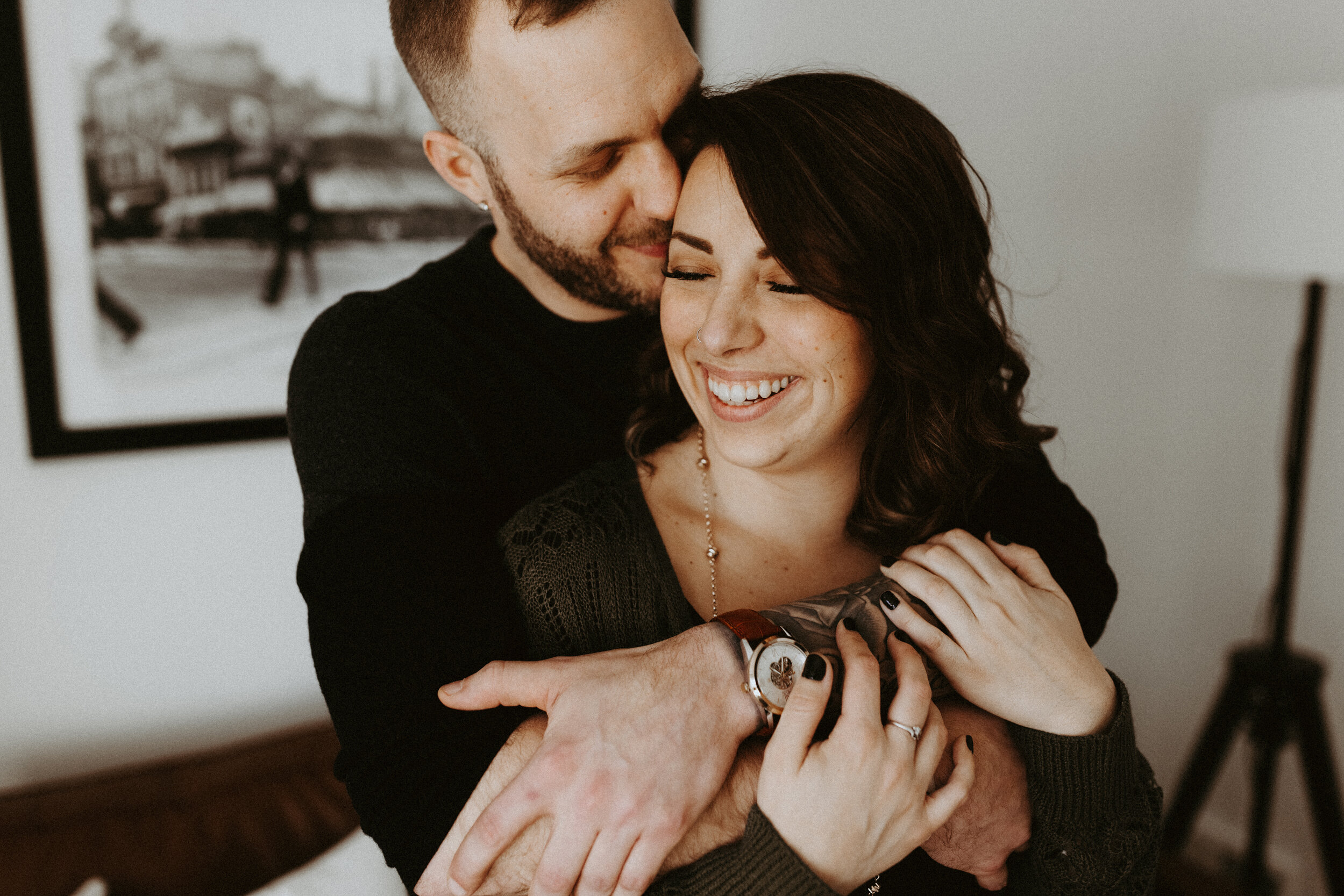 Moody Artistic Detroit Steamy Session | In-Home — Dan Cox Photography