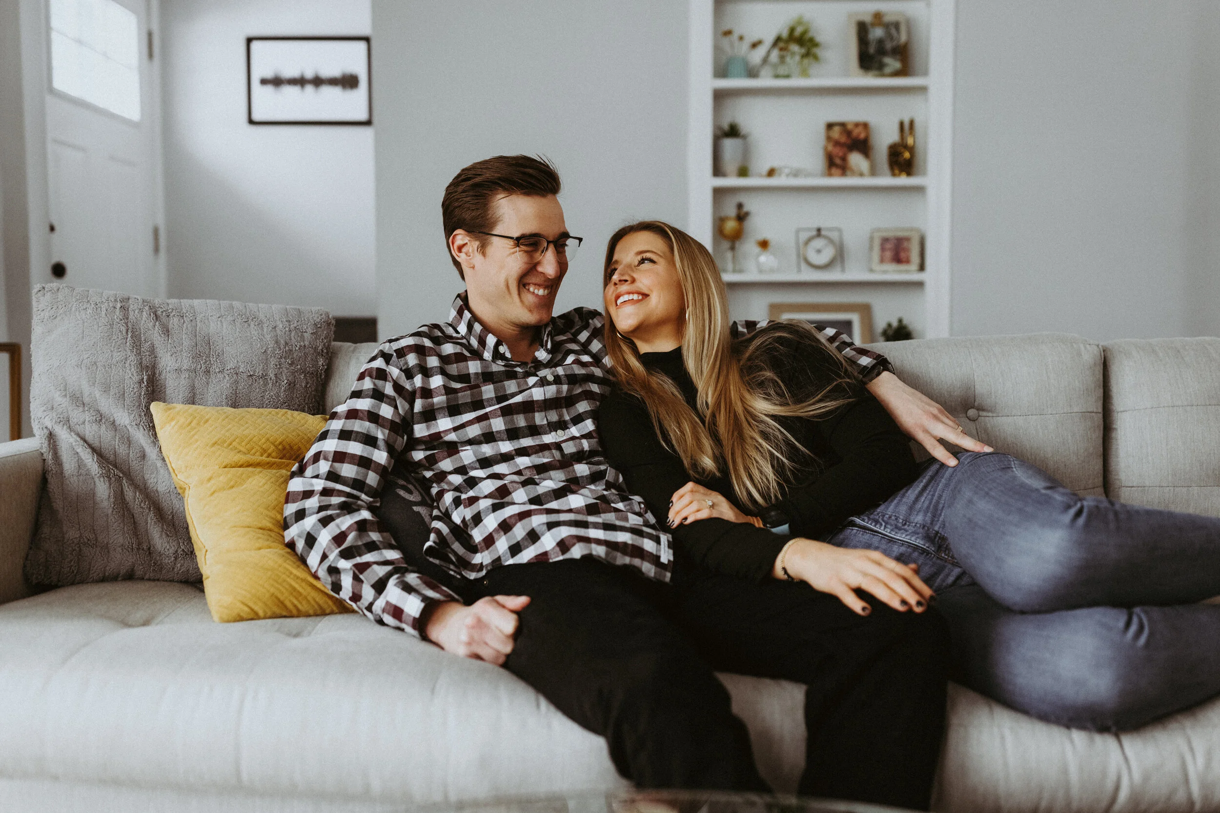 Intimate Detroit In-Home Couple's Session — Dan Cox Photography