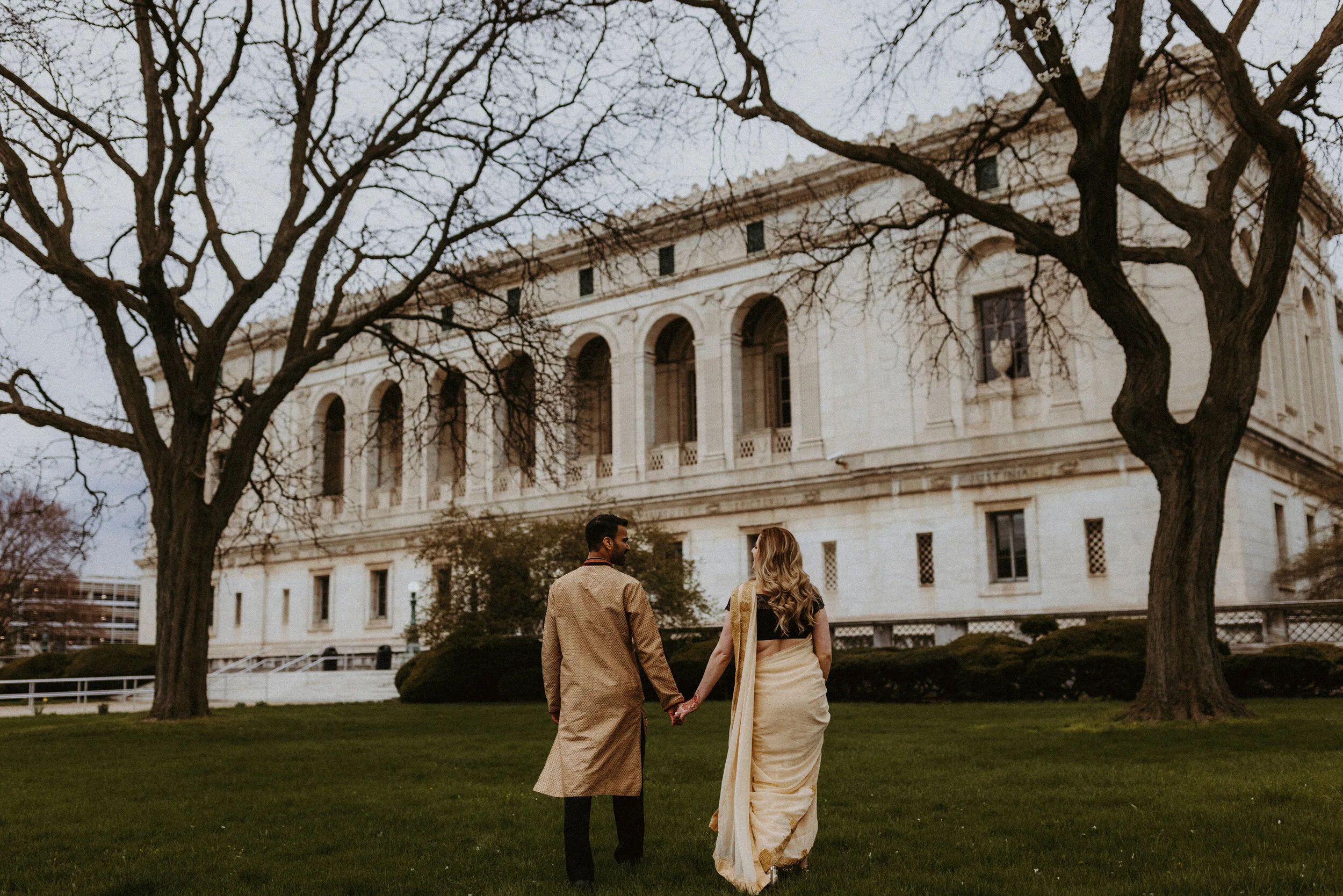 Detroit Artistic Golden Hour DIA, Z-Lot Engagement — Dan Cox Photography