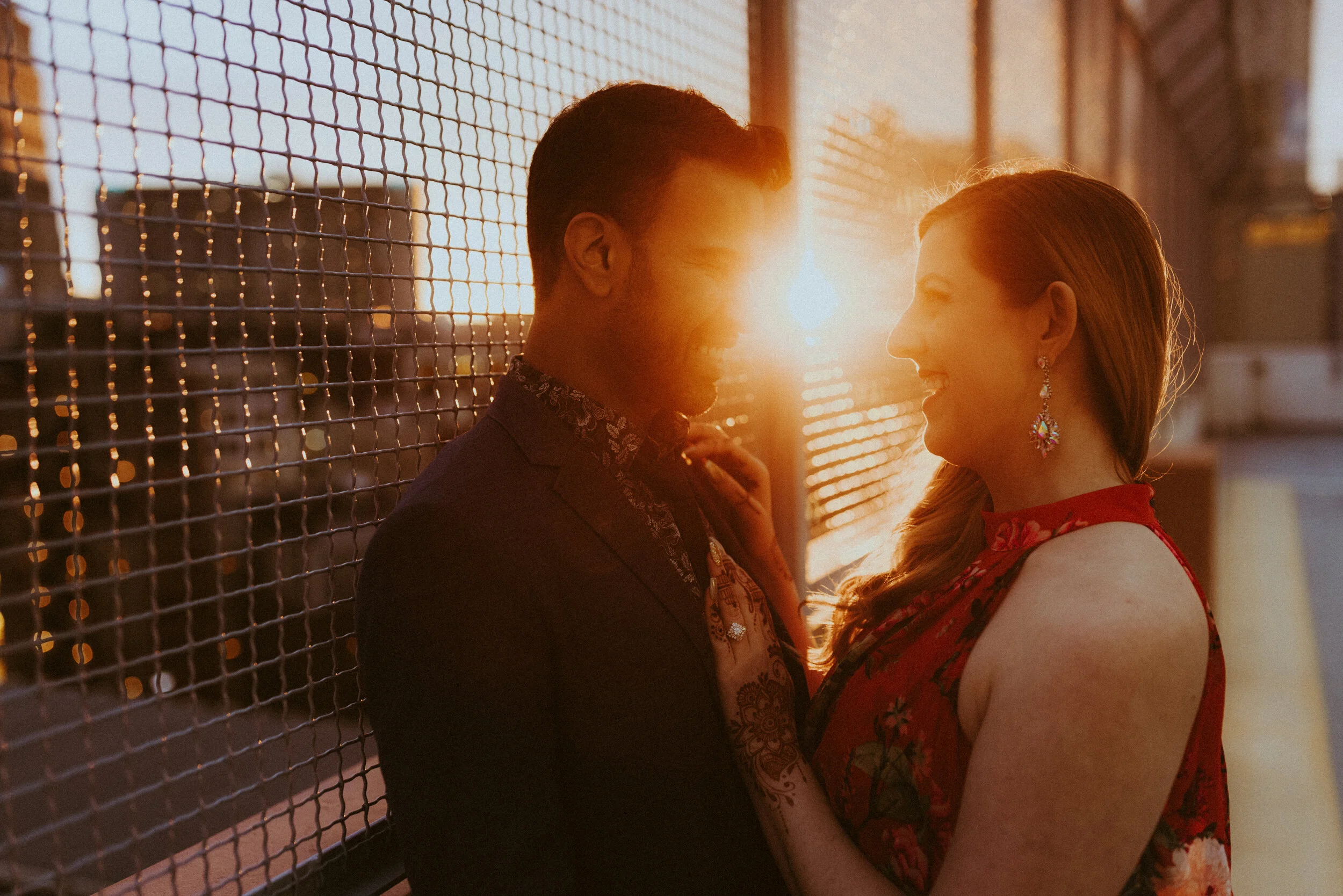 Detroit Artistic Golden Hour DIA, Z-Lot Engagement — Dan Cox Photography