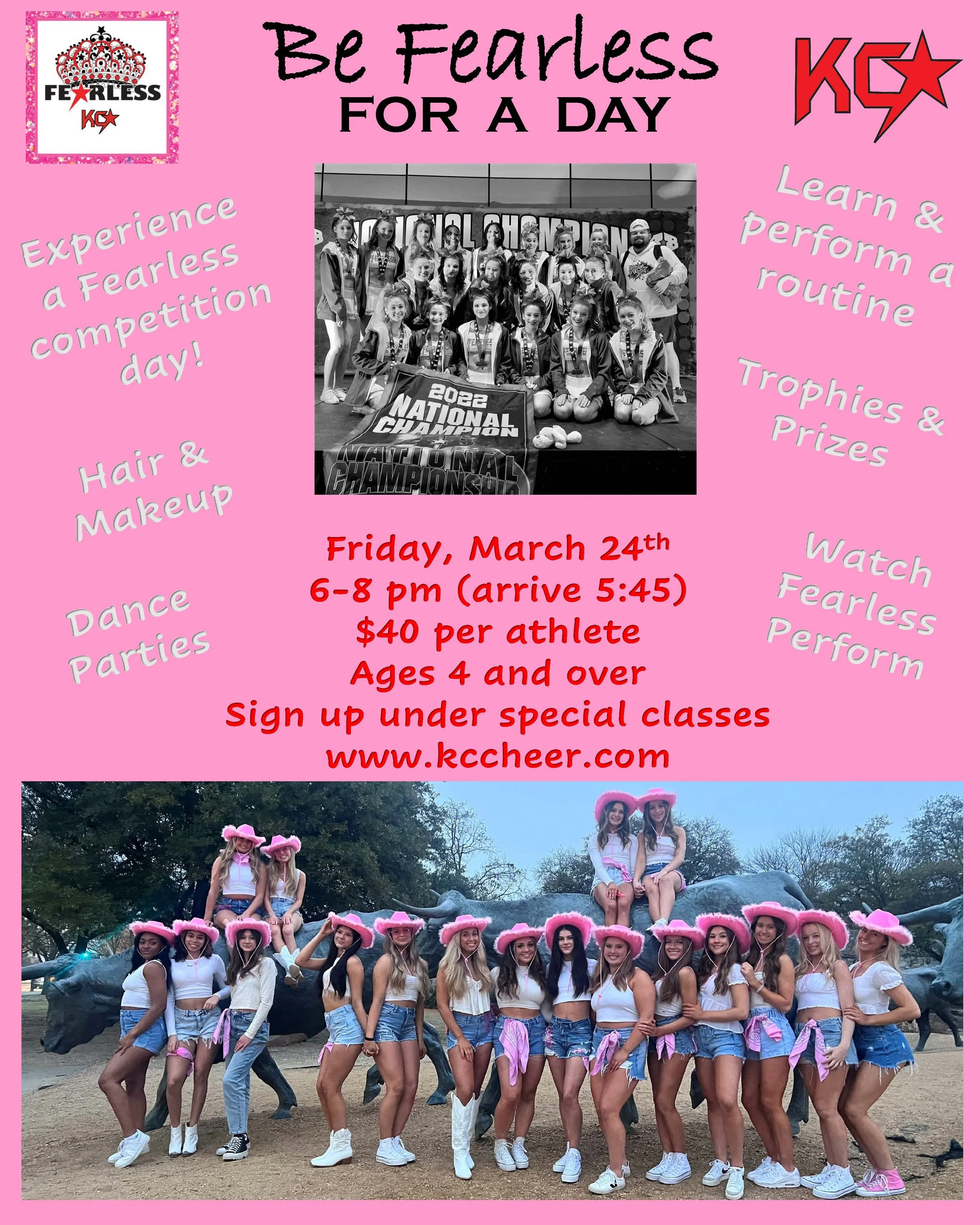 Special Classes — KC Cheer