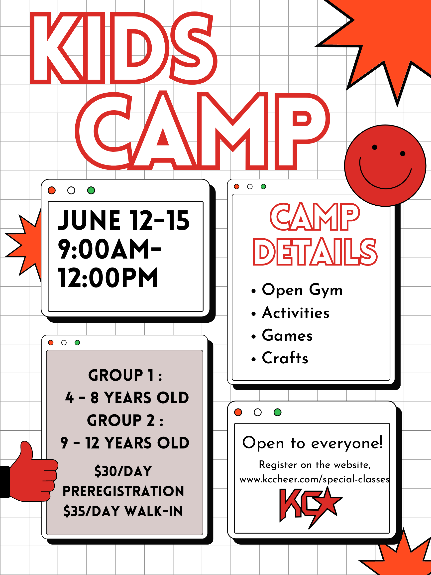 Summer Camps — KC Cheer