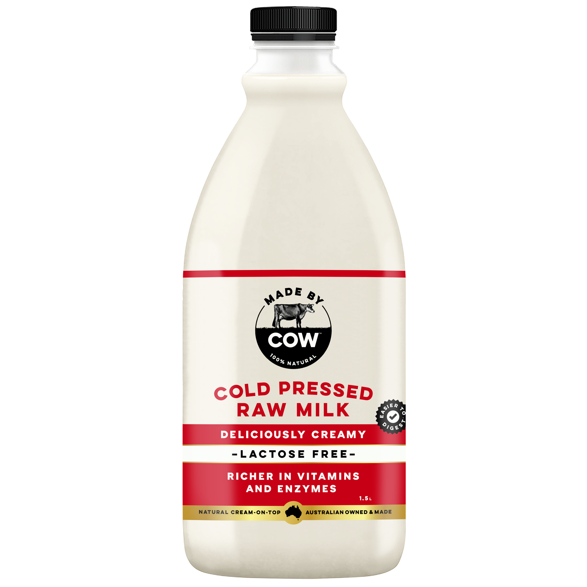 Cold Pressed Raw Lactose Free Milk - Made By Cow