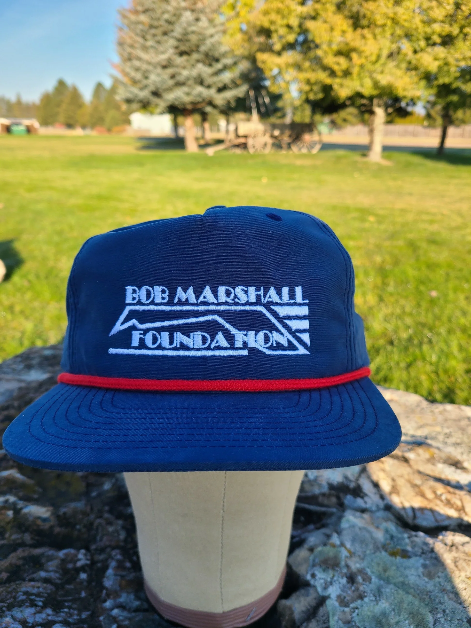 Retro BMWF Logo Gramps Hat — Bob Marshall Wilderness Foundation