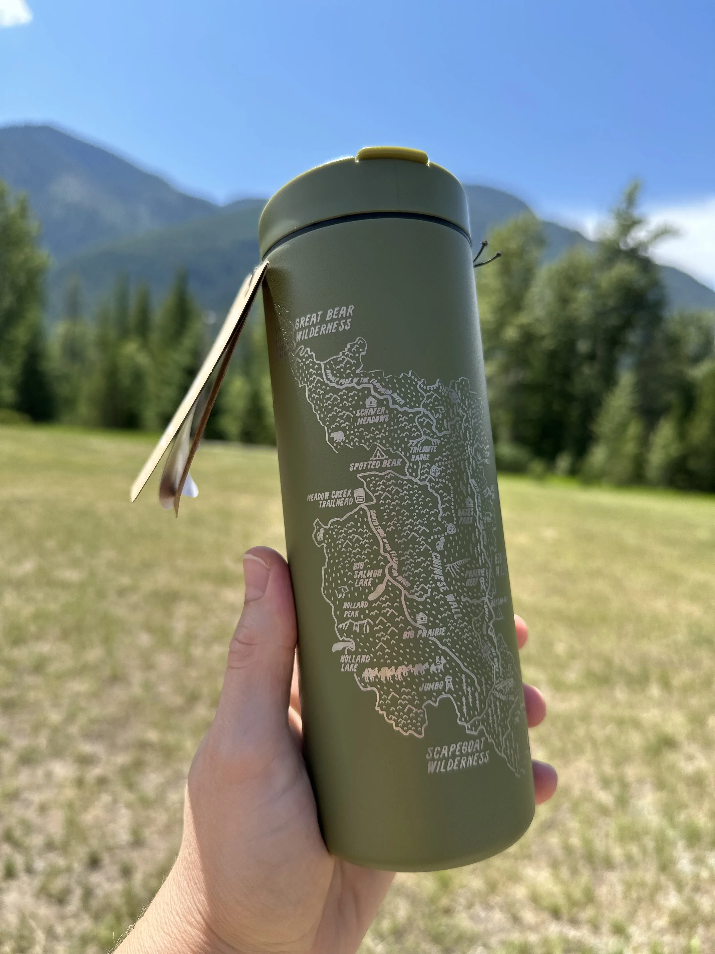 Bob Map MiiR Travel Mugs — Bob Marshall Wilderness Foundation