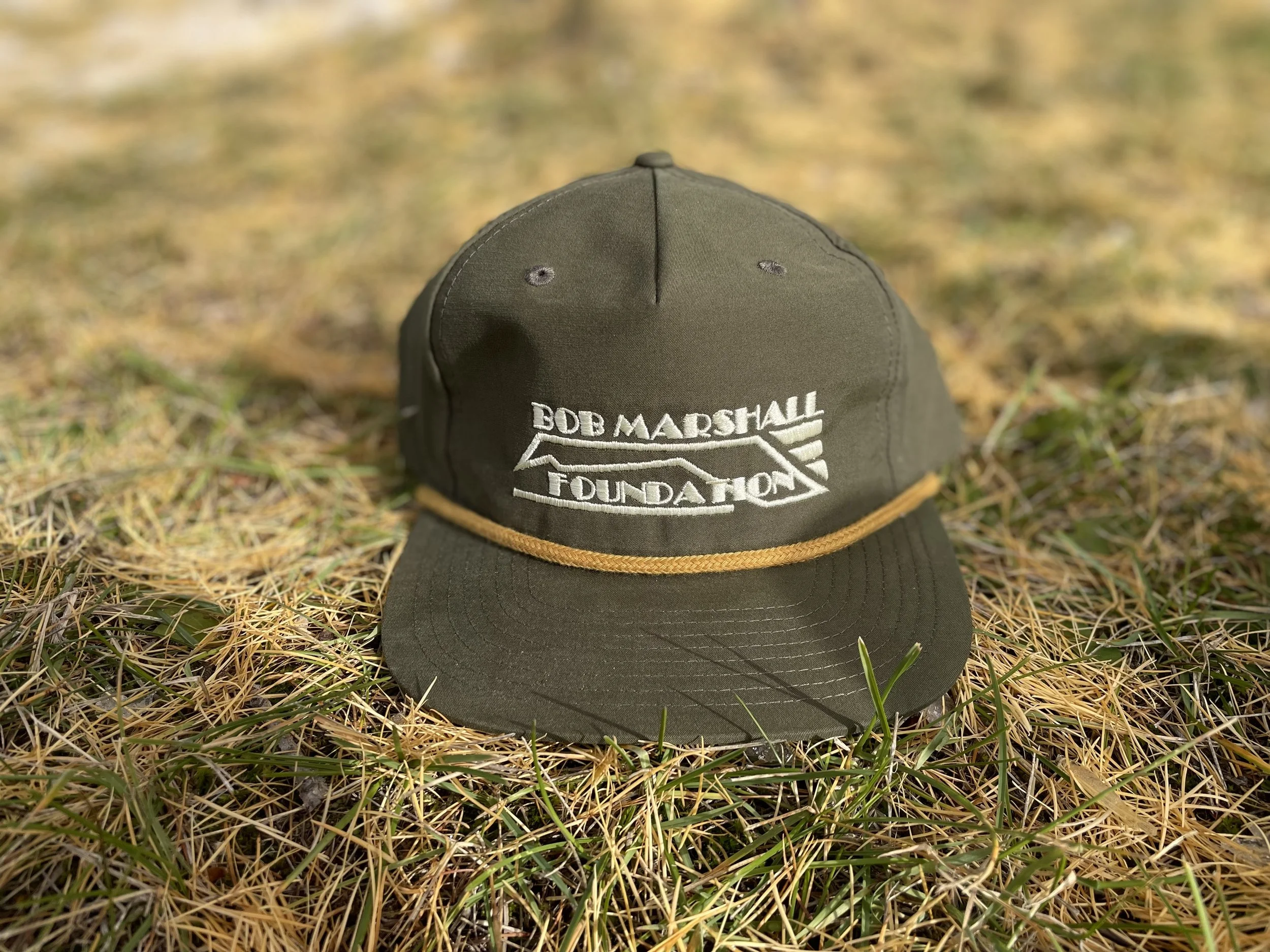 Retro BMWF Logo Gramps Hat — Bob Marshall Wilderness Foundation