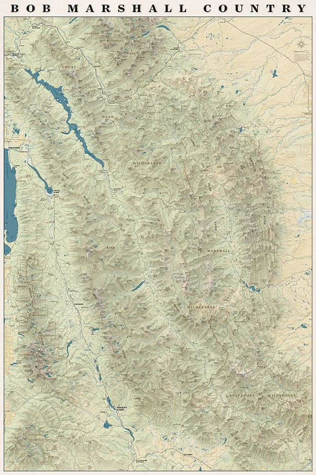 South Half Map — Bob Marshall Wilderness Foundation