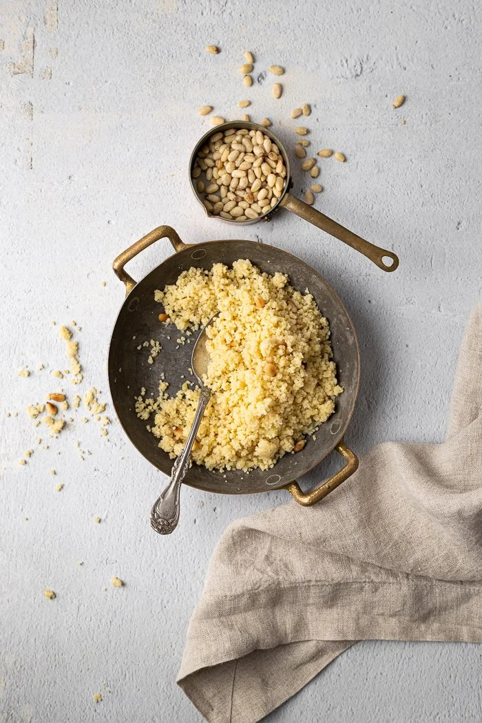 Garlic Couscous With Toasted Pine Nuts — Kate Martino