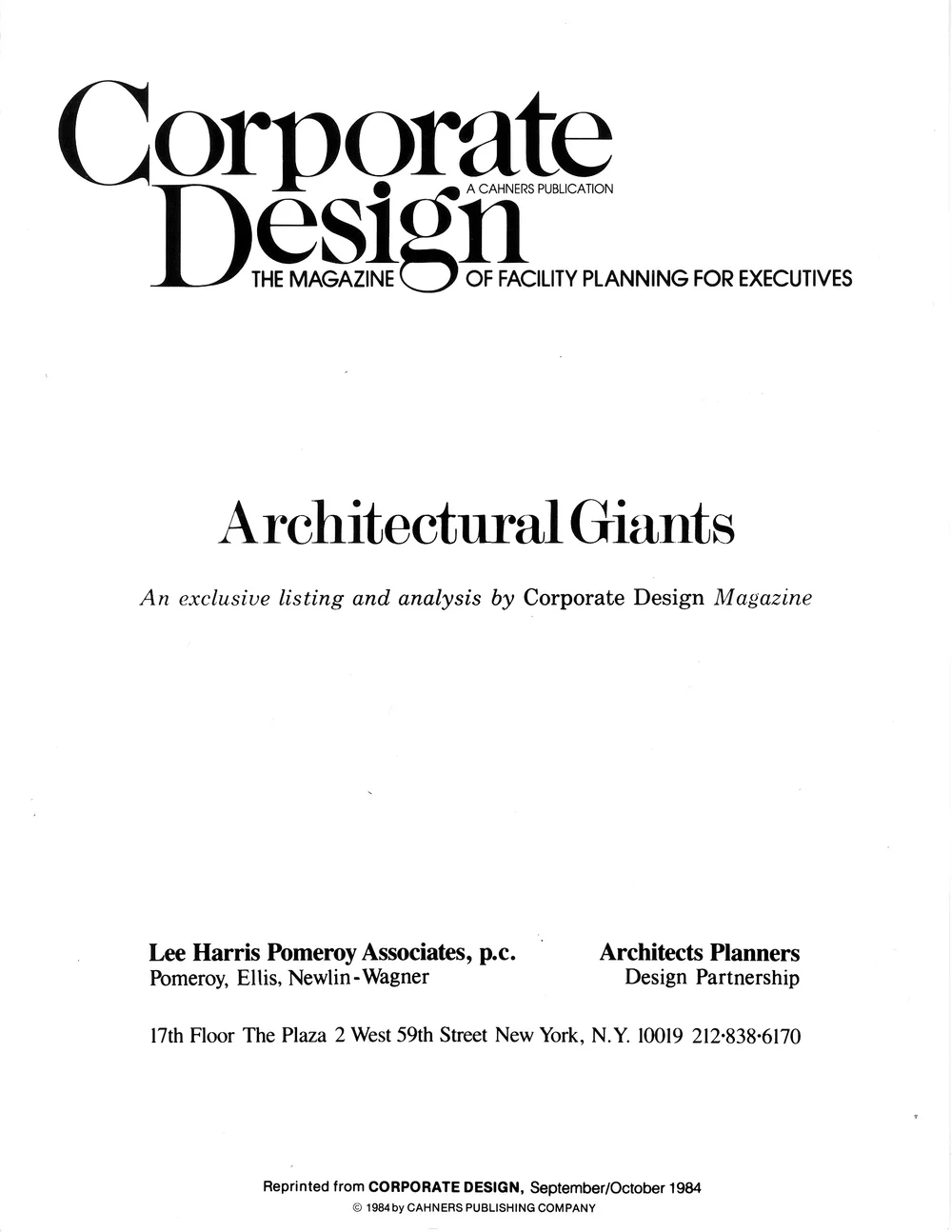 Architectural Giants-LHPArchitects