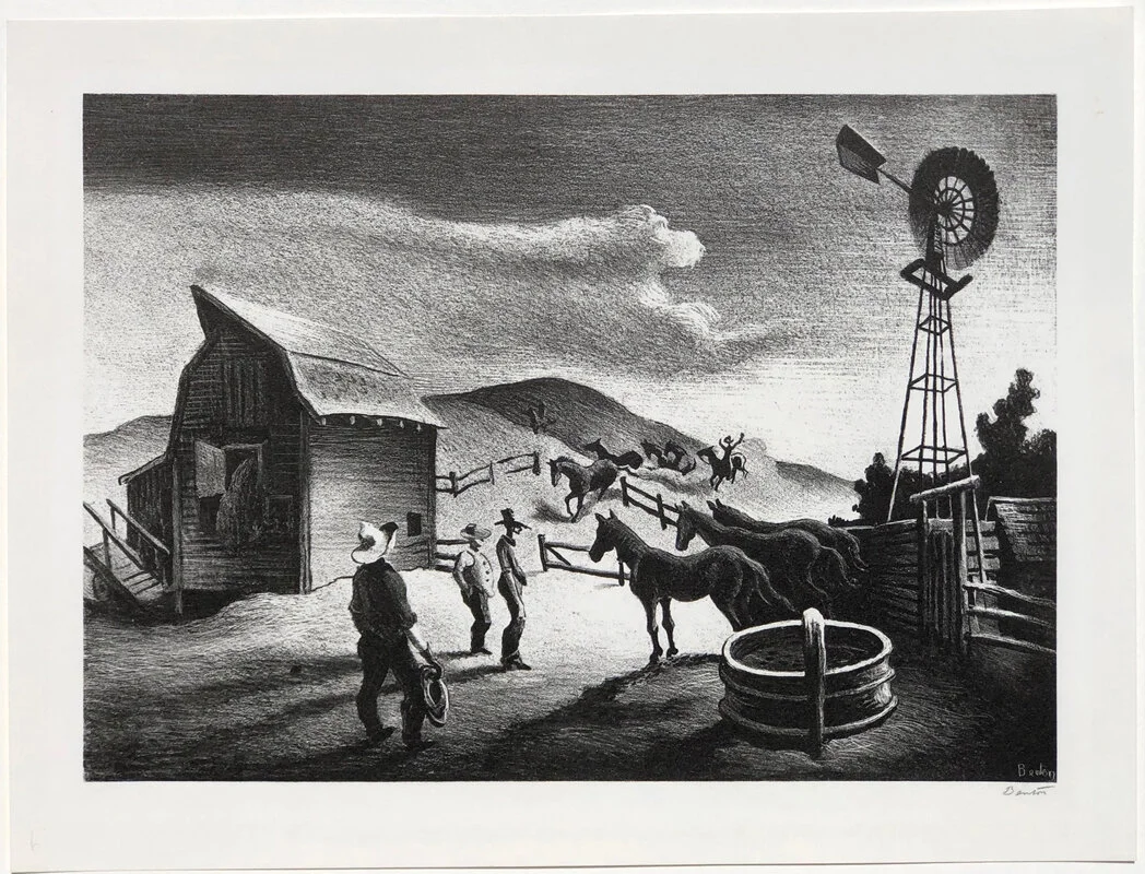 Thomas Hart Benton — James Main Fine Art