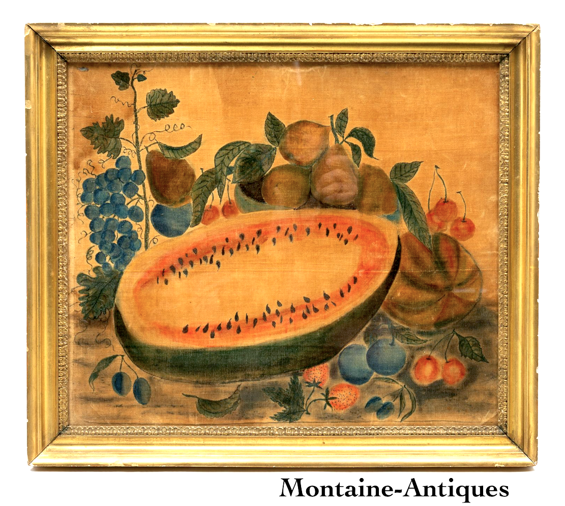American Watermelon Theorem on Velvet ca early 19th cent. — Montaine ...