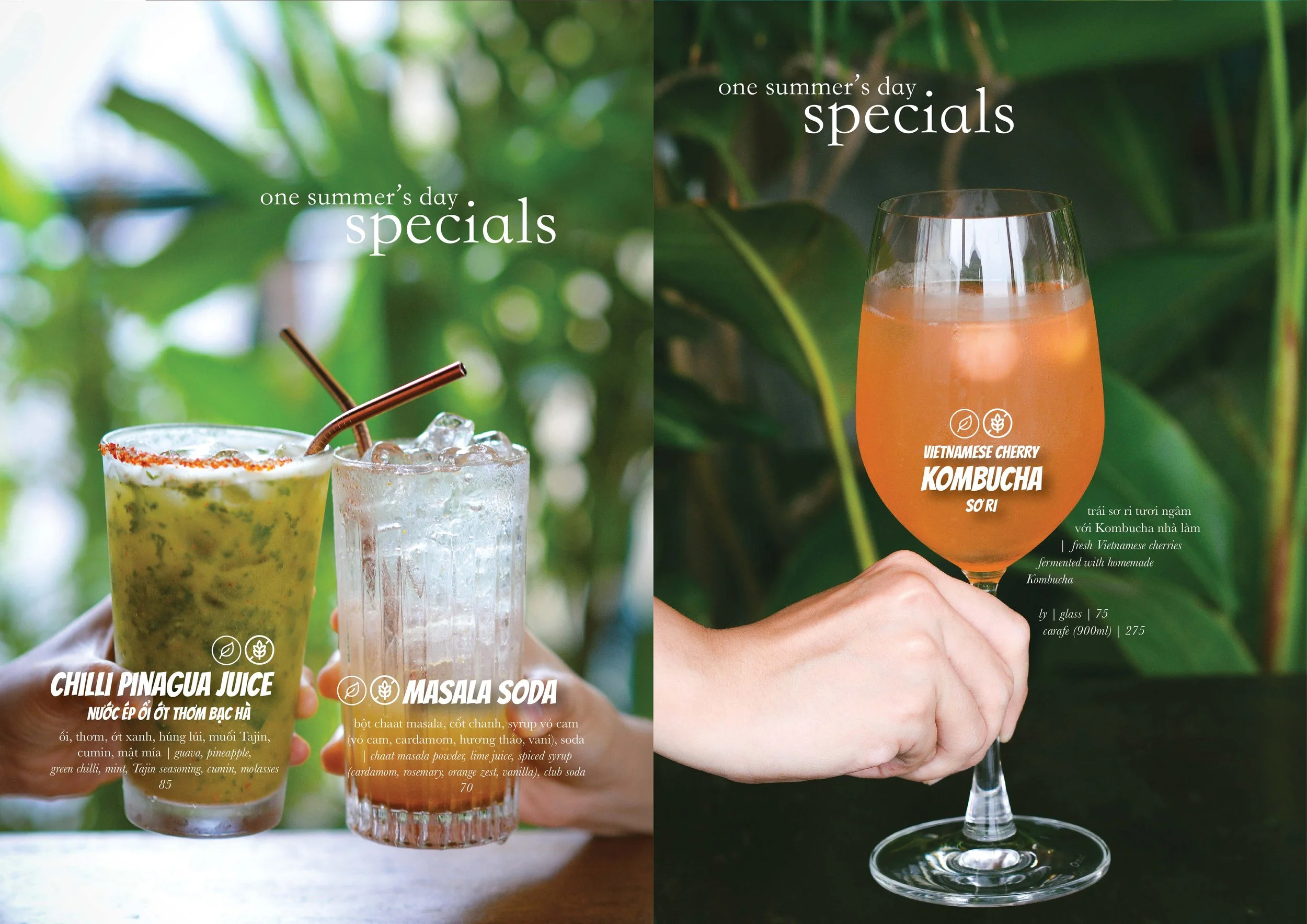 Uống — PI VEGETARIAN BISTRO