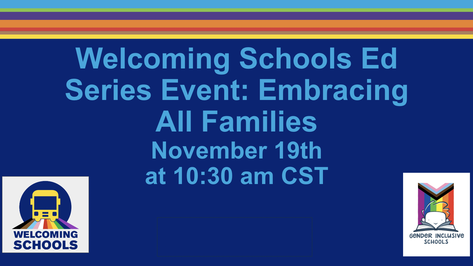 Event Registration & Store — Gender Inclusive Schools