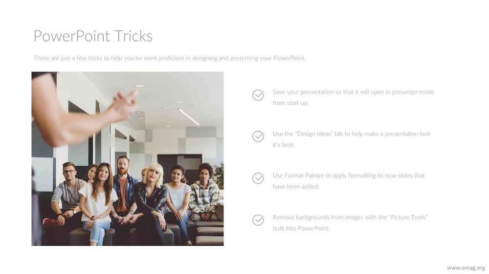 PowerPoint Tips & Tricks — OMAG