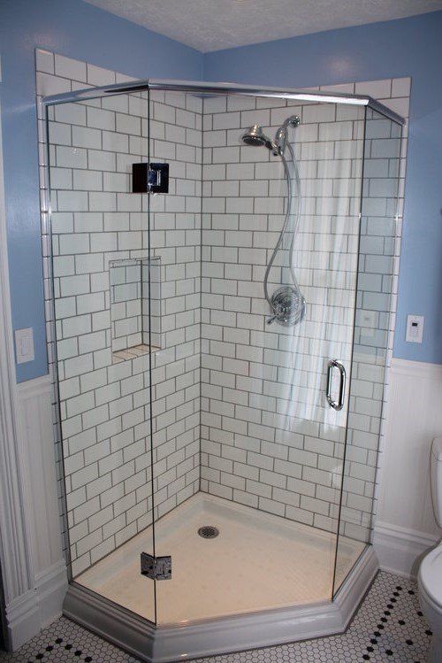 Dt Glass Neo Angle Shower Design