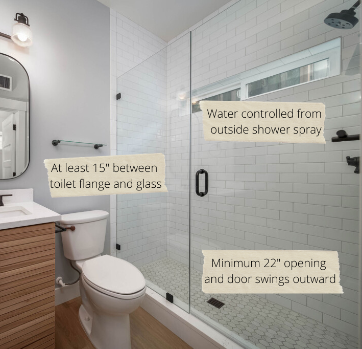 DT Glass | Code Requirements to Consider When Designing Your Bathroom