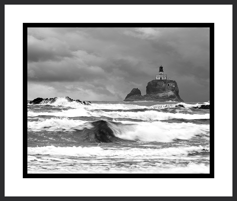 Black And White Lighthouse Photography