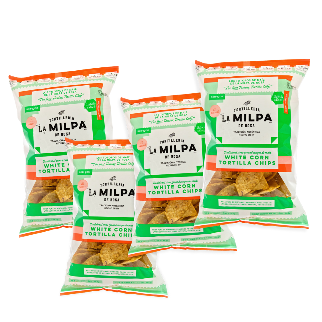 La Milpa Nixtamal Tortilla Chips, 4-Pack — Nixtamal Tortilleria La ...