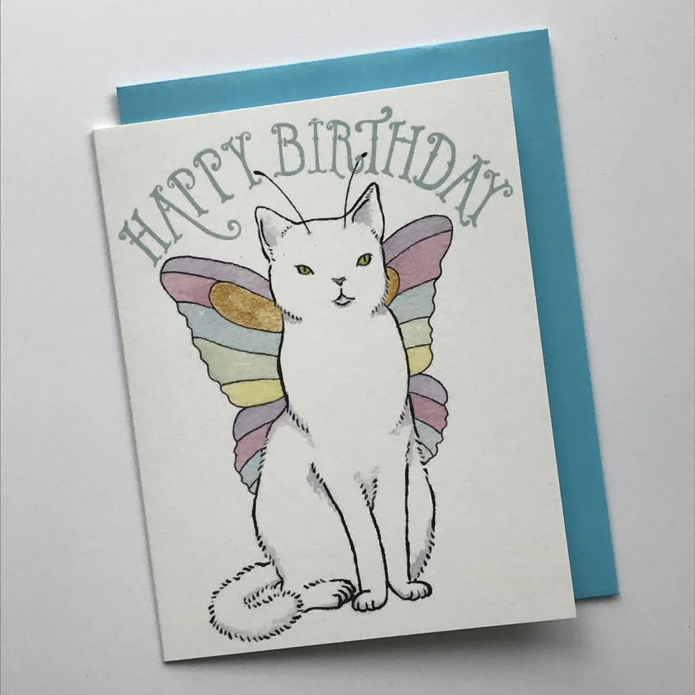 Cat Birthday Card